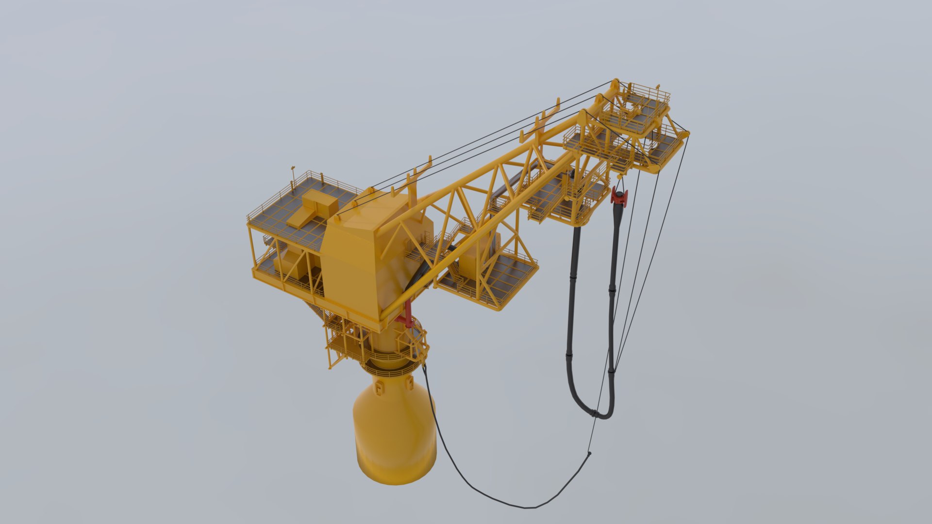3D Single Point Mooring Platform Model - TurboSquid 1211642
