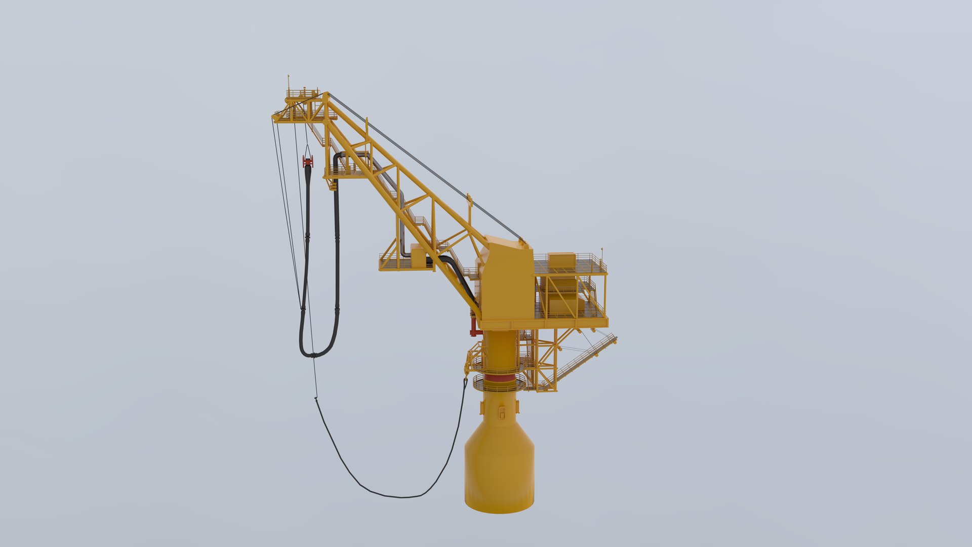 3D Single Point Mooring Platform Model - TurboSquid 1211642