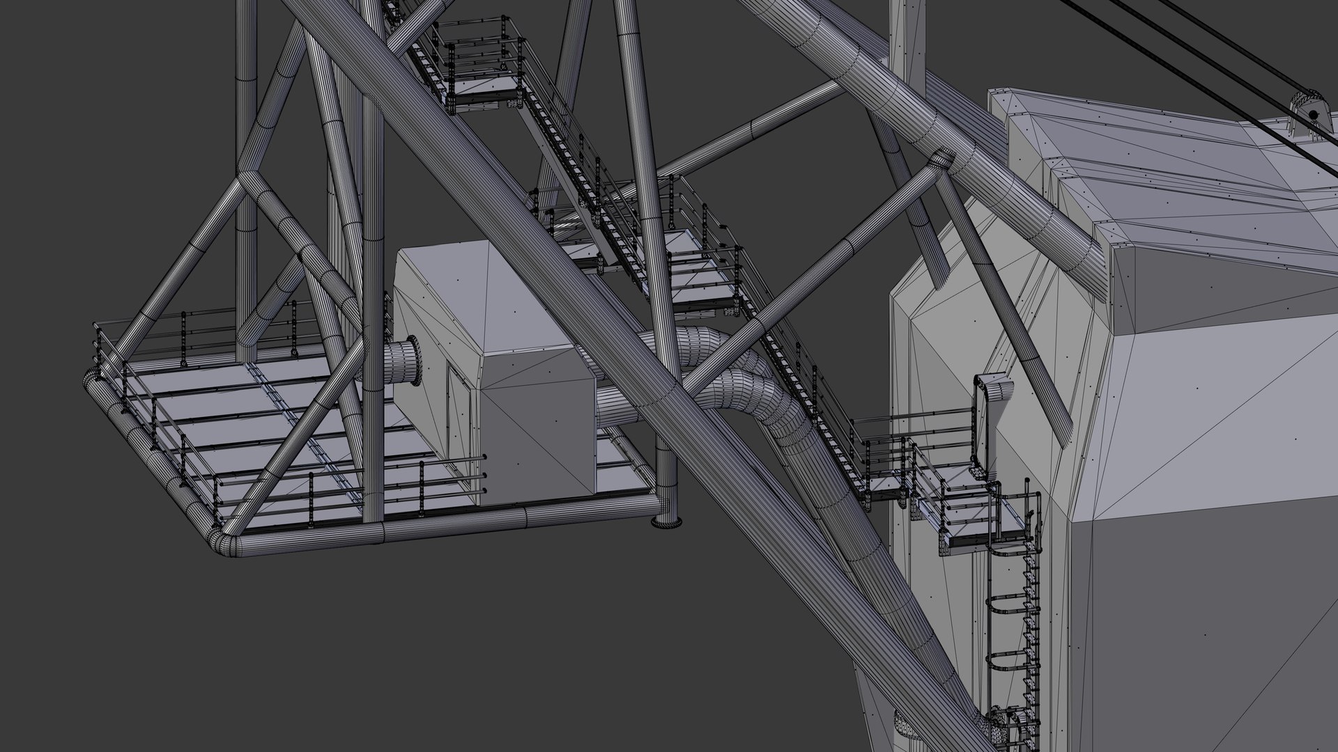 3D Single Point Mooring Platform Model - TurboSquid 1211642
