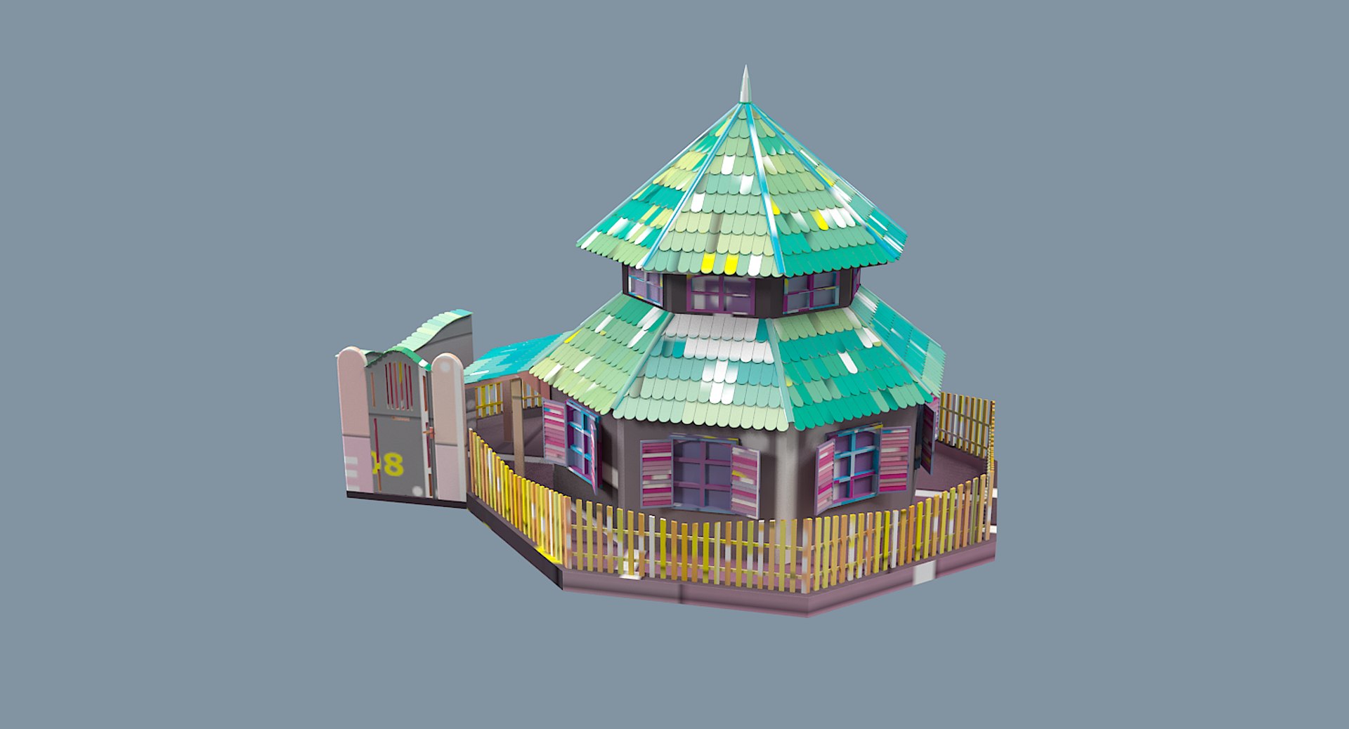 House Structure Building Model - TurboSquid 1297367