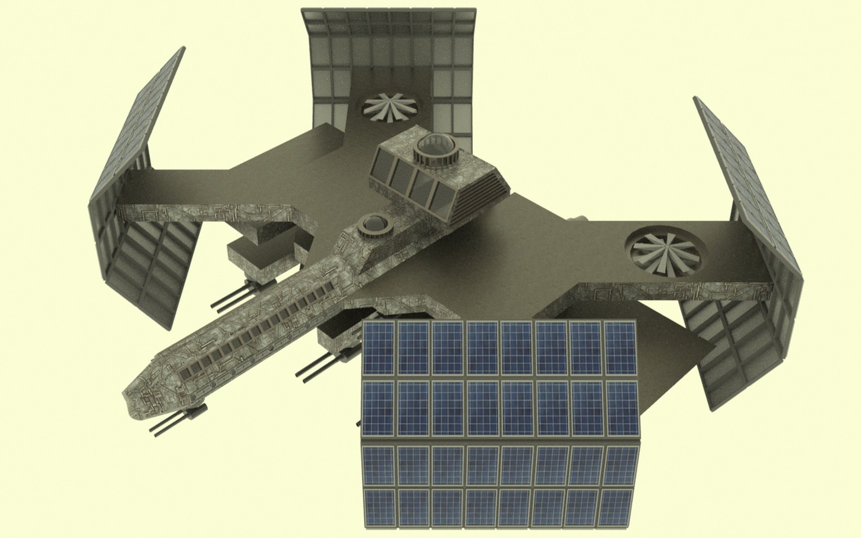 Cosmos Spacestation 3D Model - TurboSquid 1811265