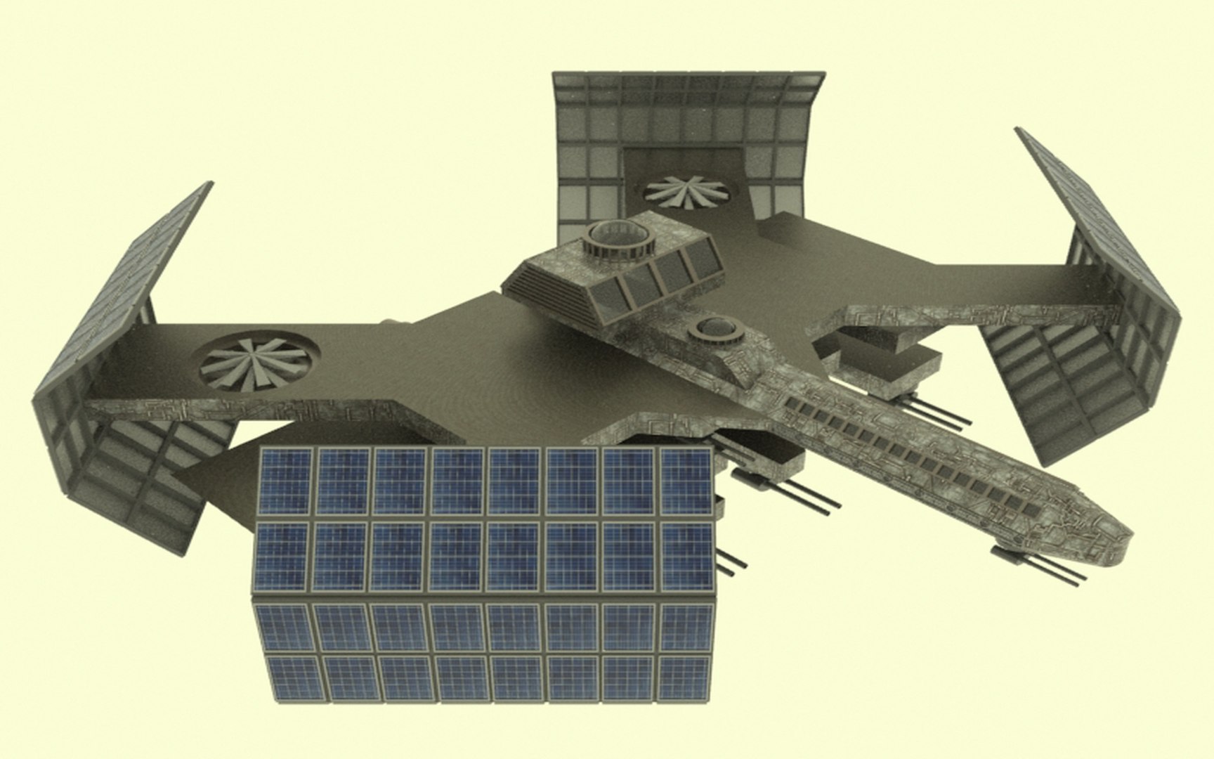 Cosmos Spacestation 3D Model - TurboSquid 1811265