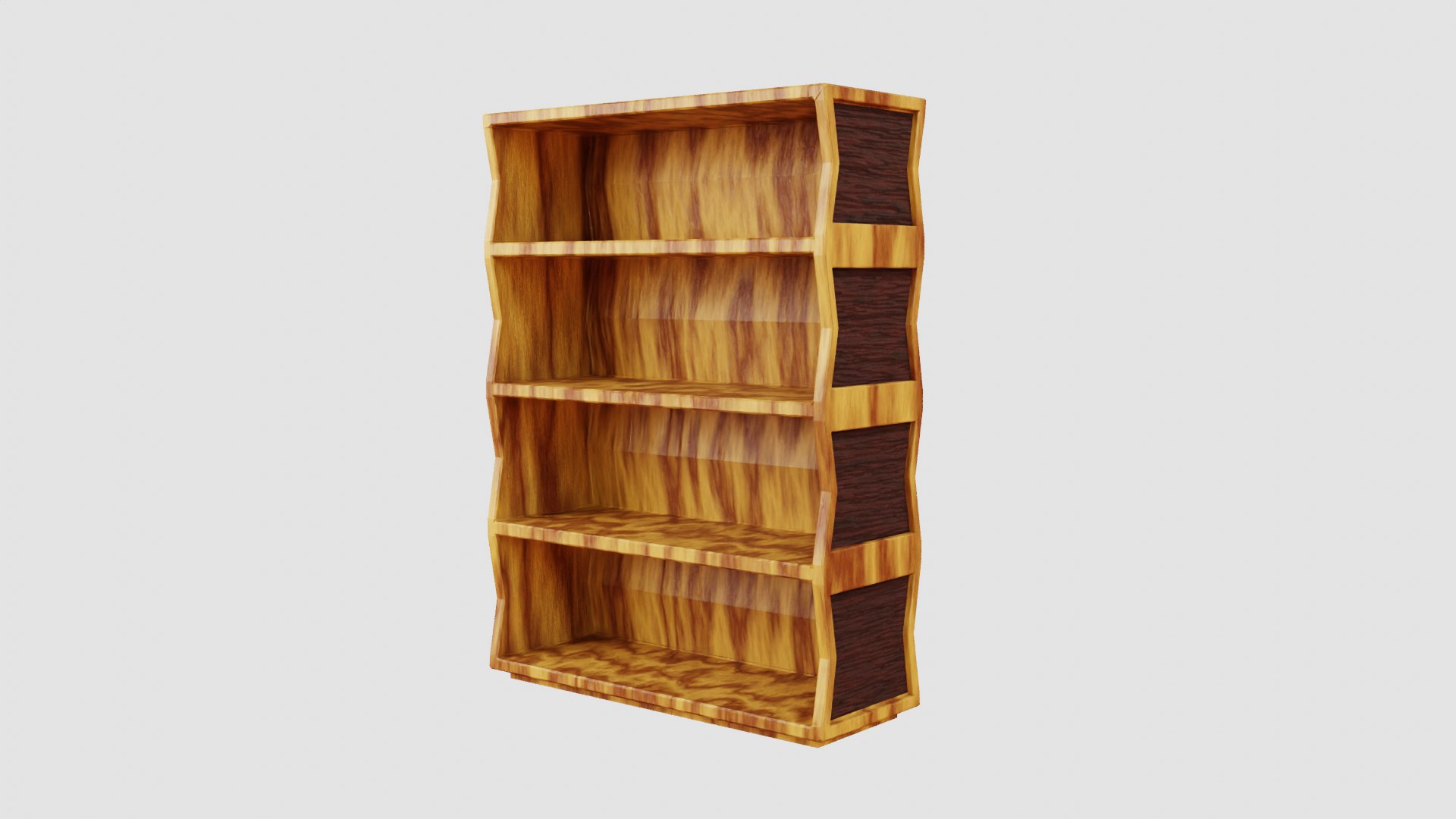 Wood Shelf 3D Model - TurboSquid 2241255