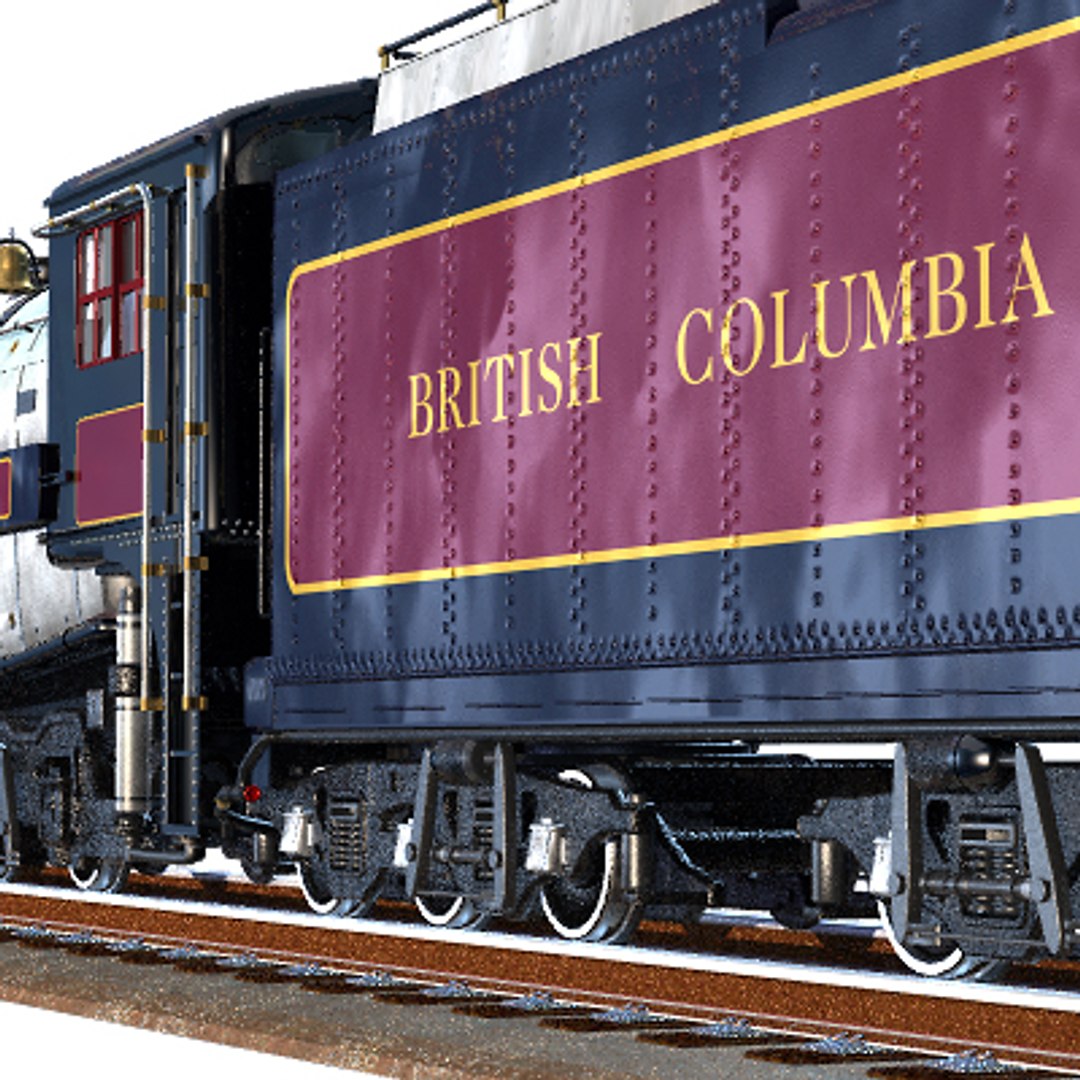 3d Model Royal Hudson Steam Engine