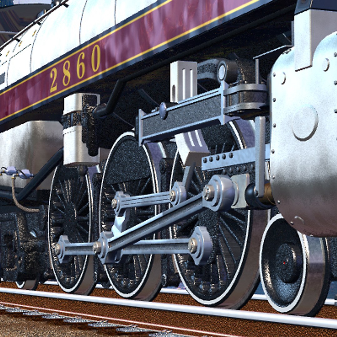 3d Model Royal Hudson Steam Engine