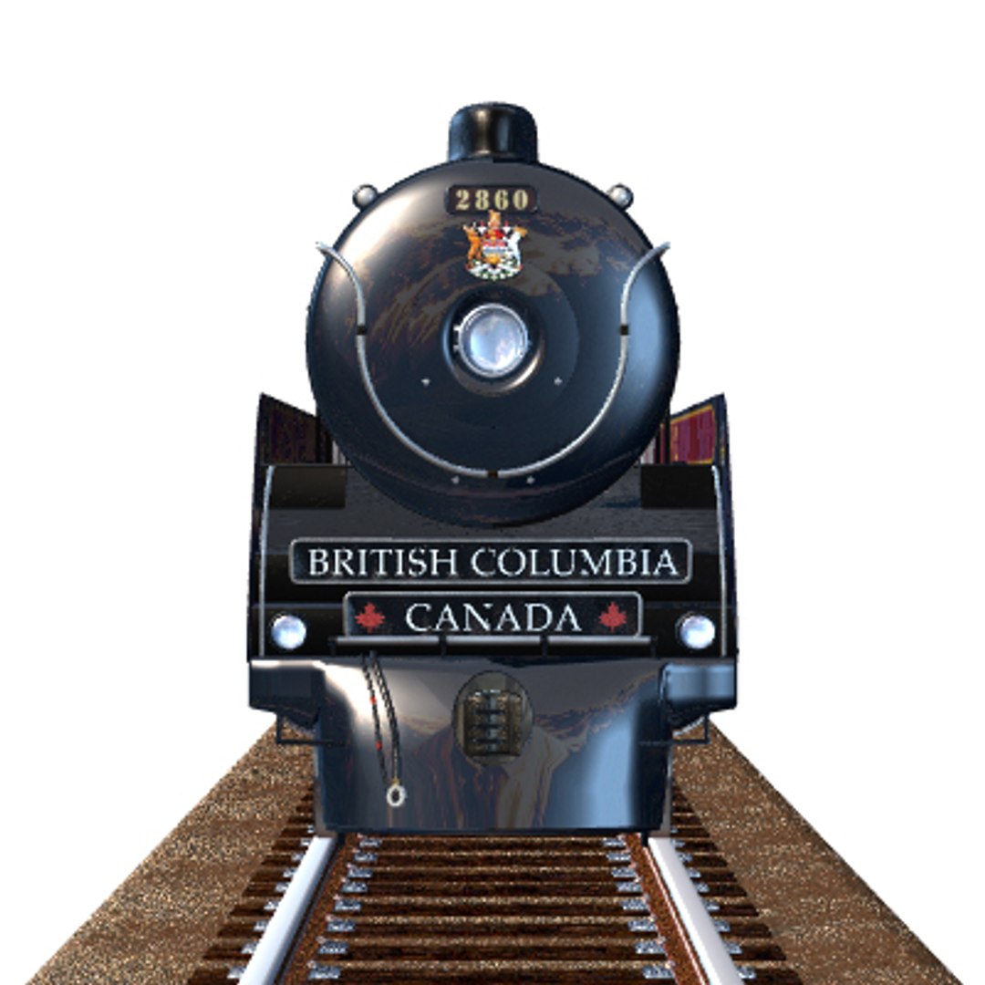 3d Model Royal Hudson Steam Engine