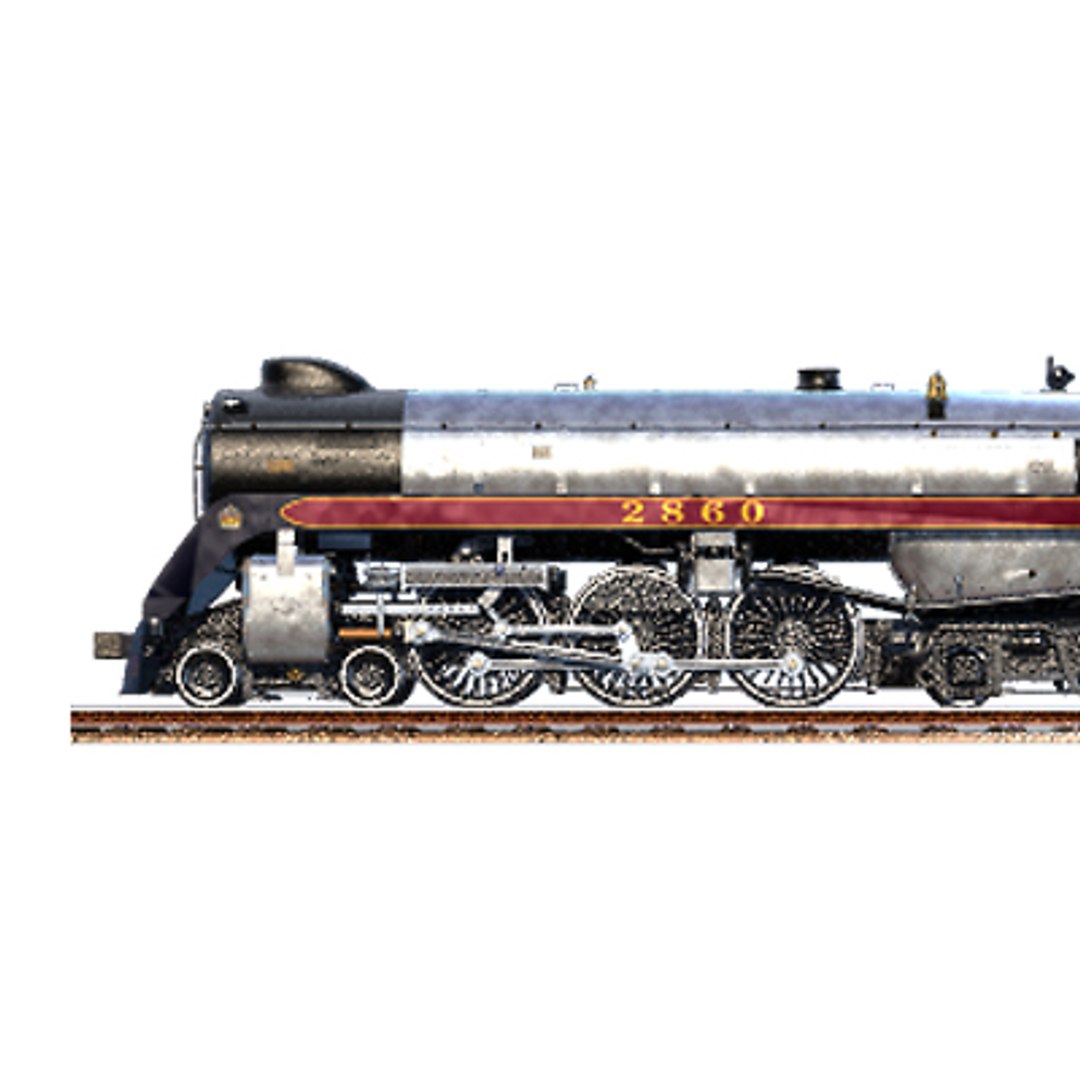 3d Model Royal Hudson Steam Engine