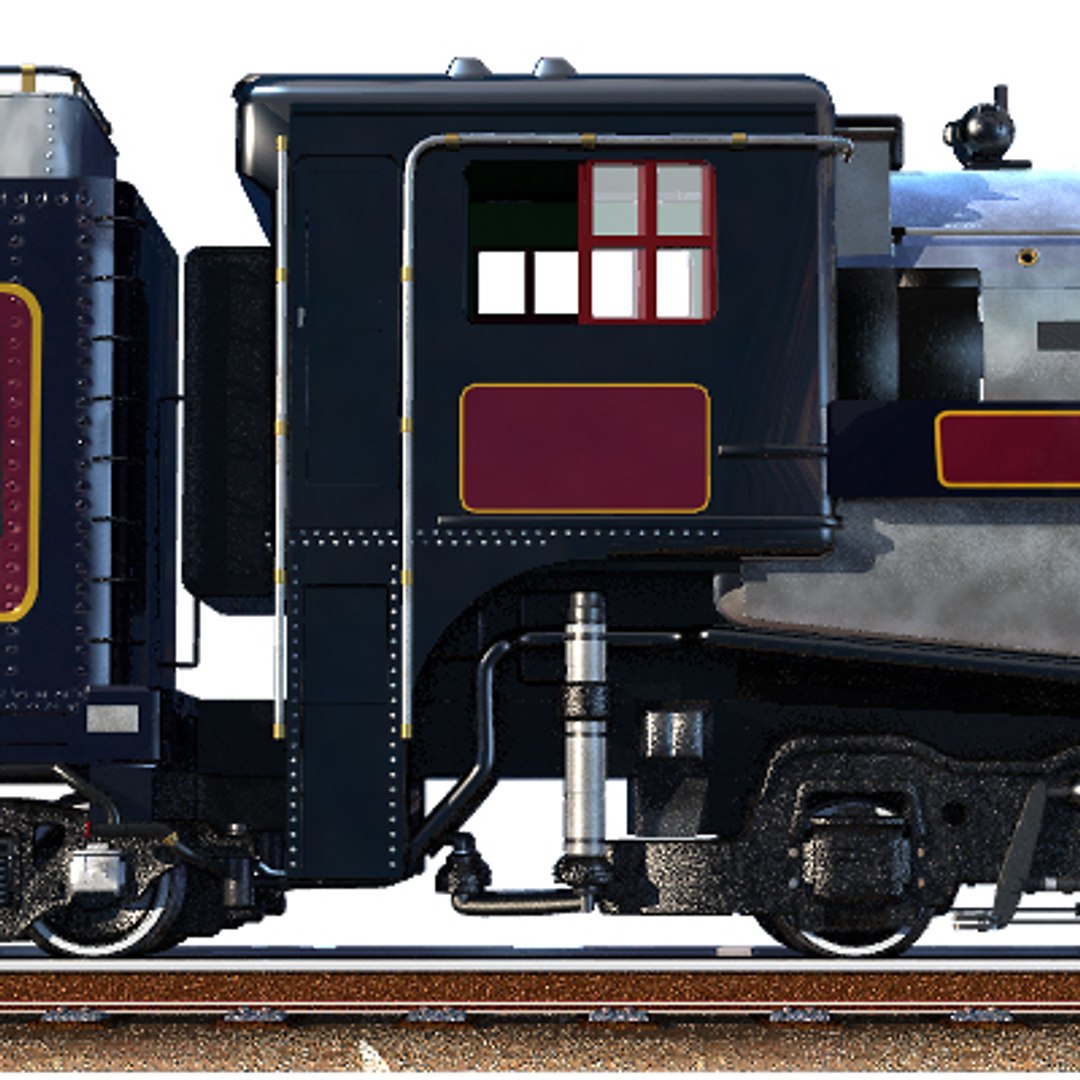 3d Model Royal Hudson Steam Engine