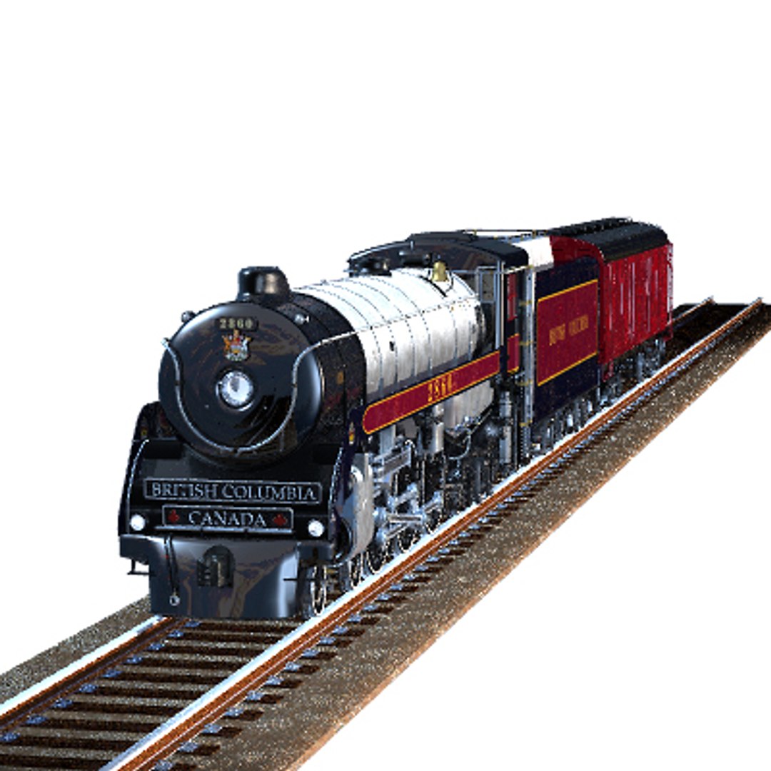 3d Model Royal Hudson Steam Engine