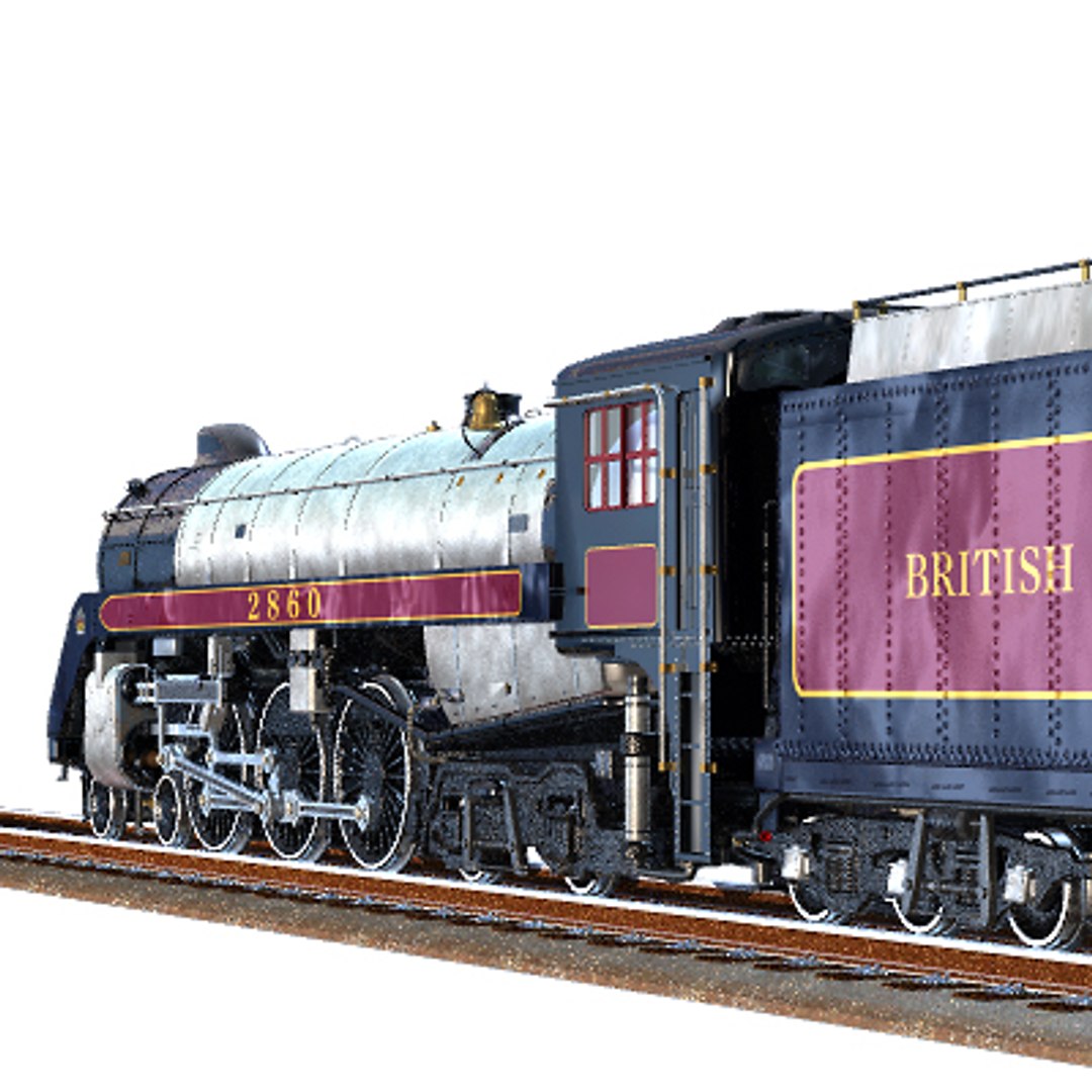 3d Model Royal Hudson Steam Engine