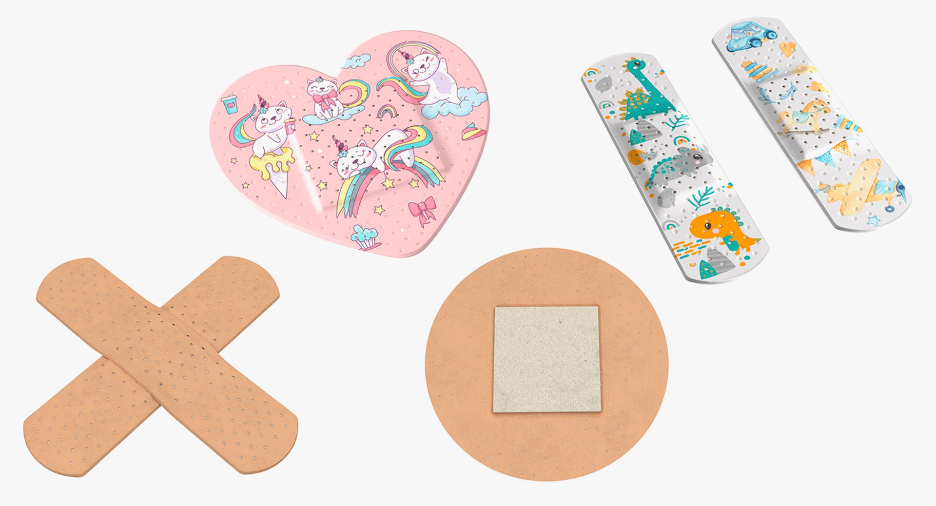 3D model Band Aids Collection - TurboSquid 1958564