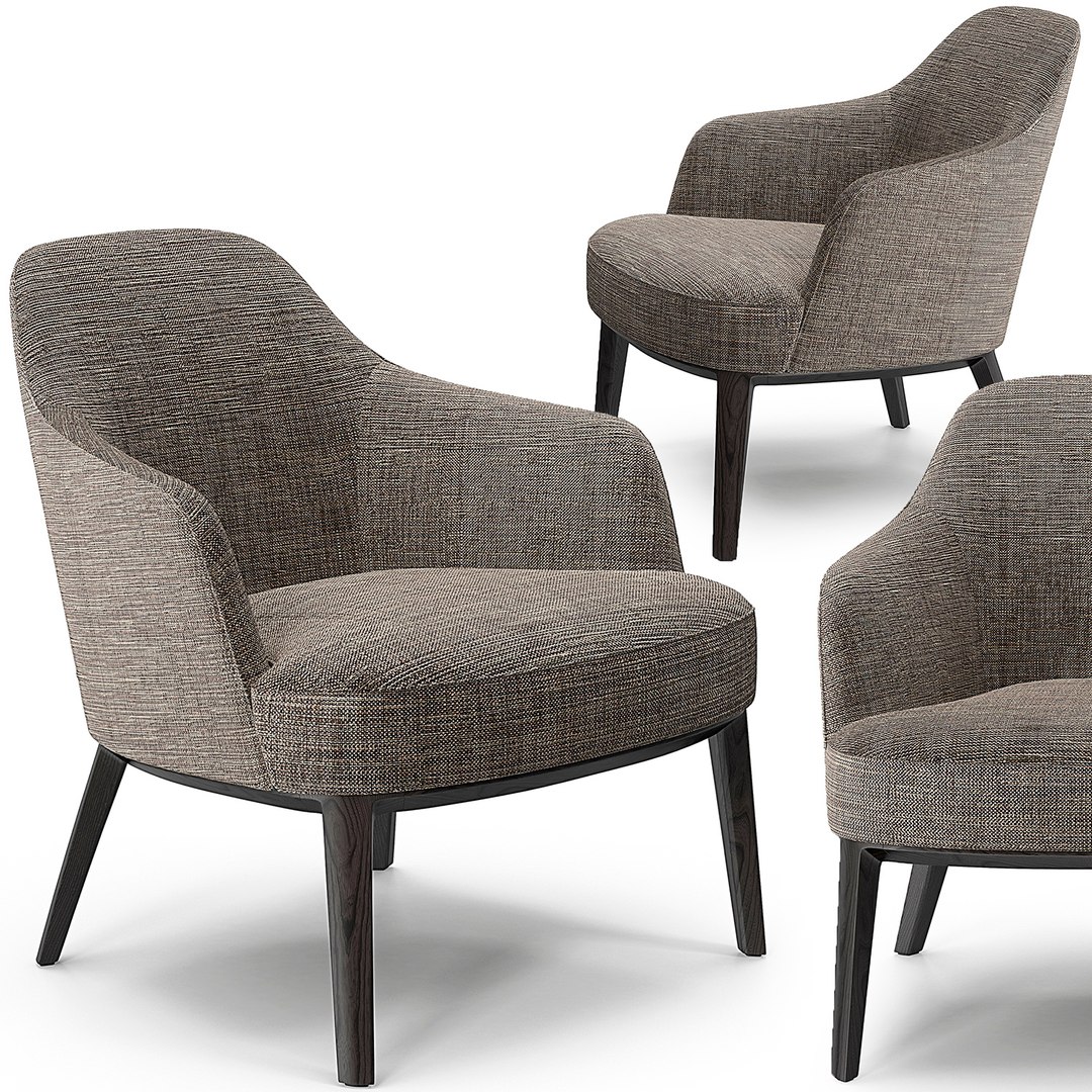 Poliform Jane Armchair Model - TurboSquid 1203835