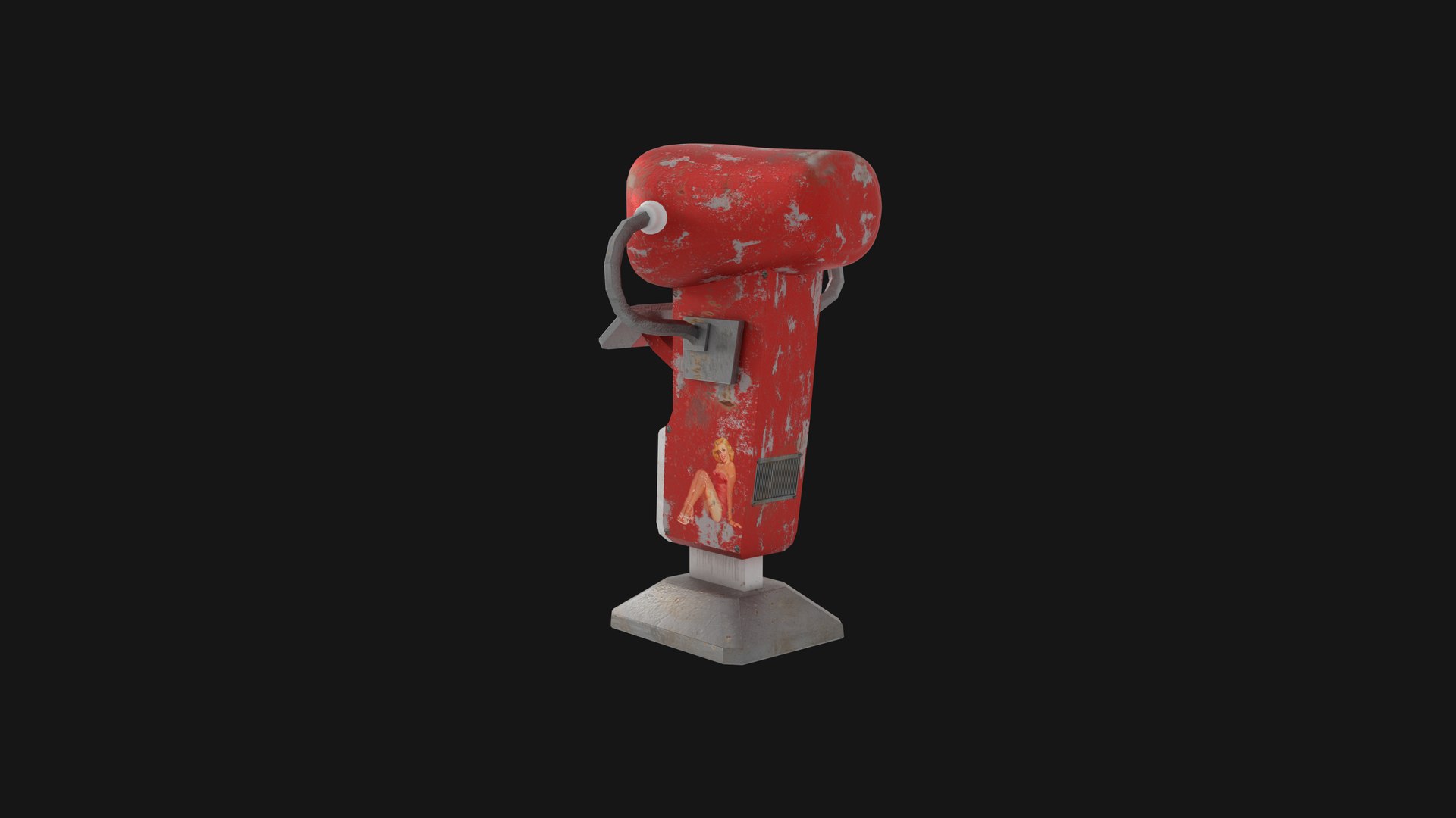 Vintage Futuristic Terminal 3D Model - TurboSquid 1294174