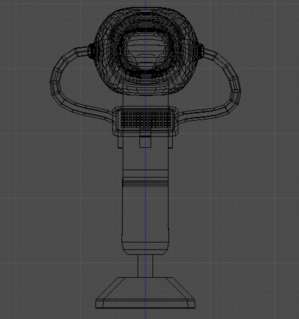 Vintage Futuristic Terminal 3D Model - TurboSquid 1294174
