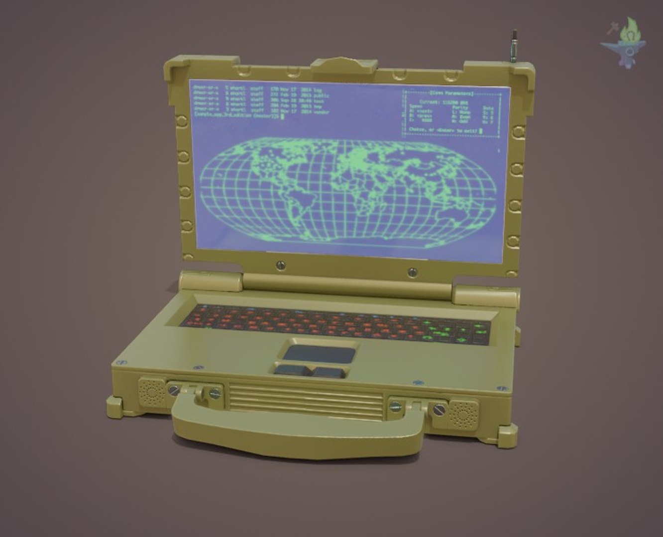 Tactical laptop 3D - TurboSquid 2161435