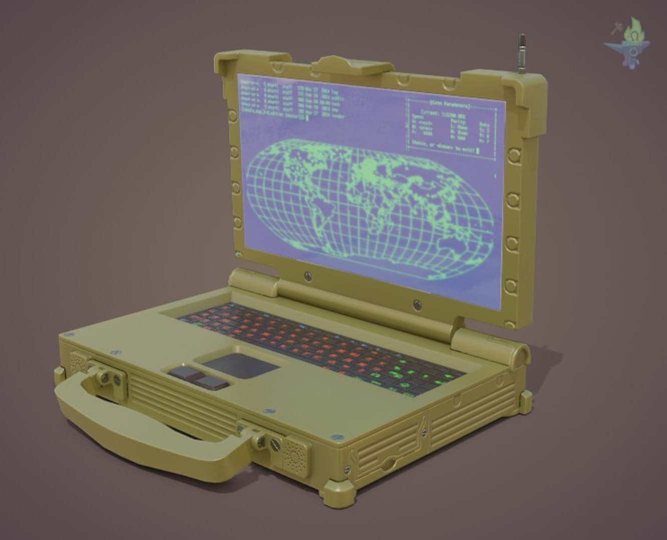 Tactical laptop 3D - TurboSquid 2161435
