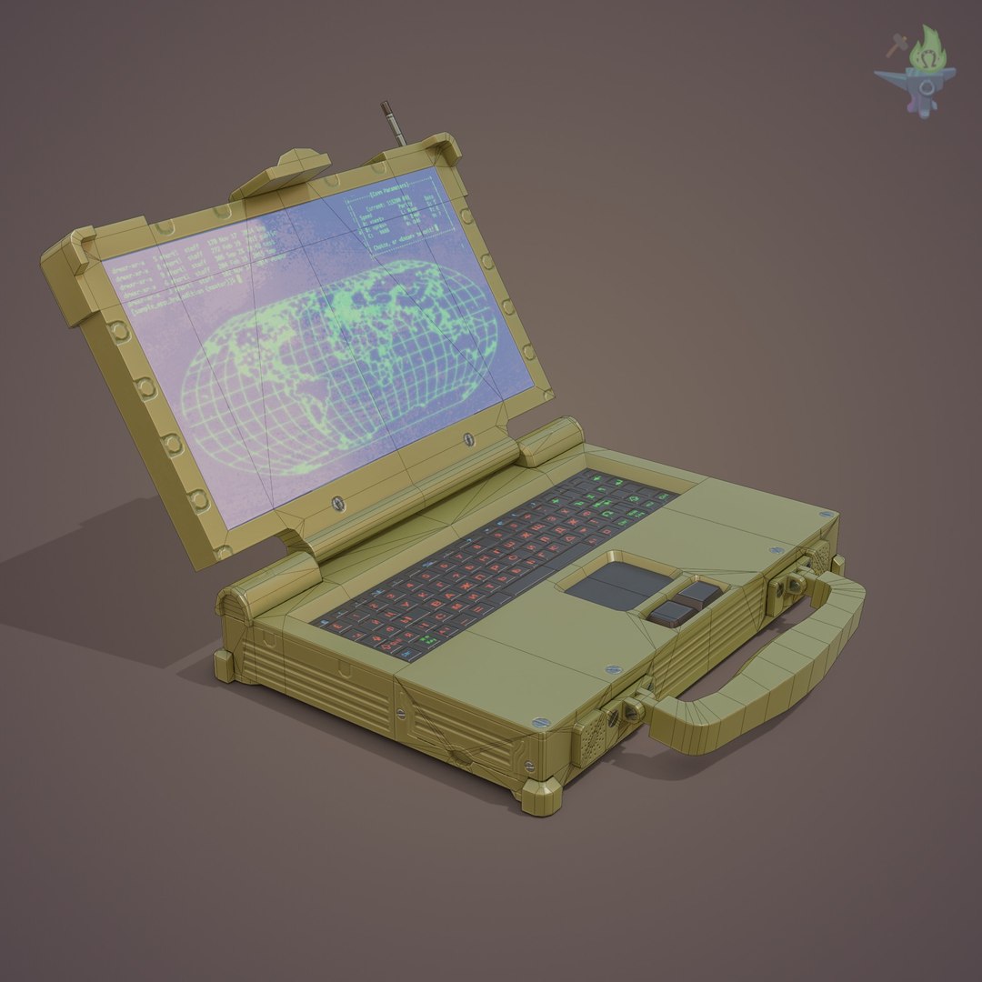 Tactical laptop 3D - TurboSquid 2161435