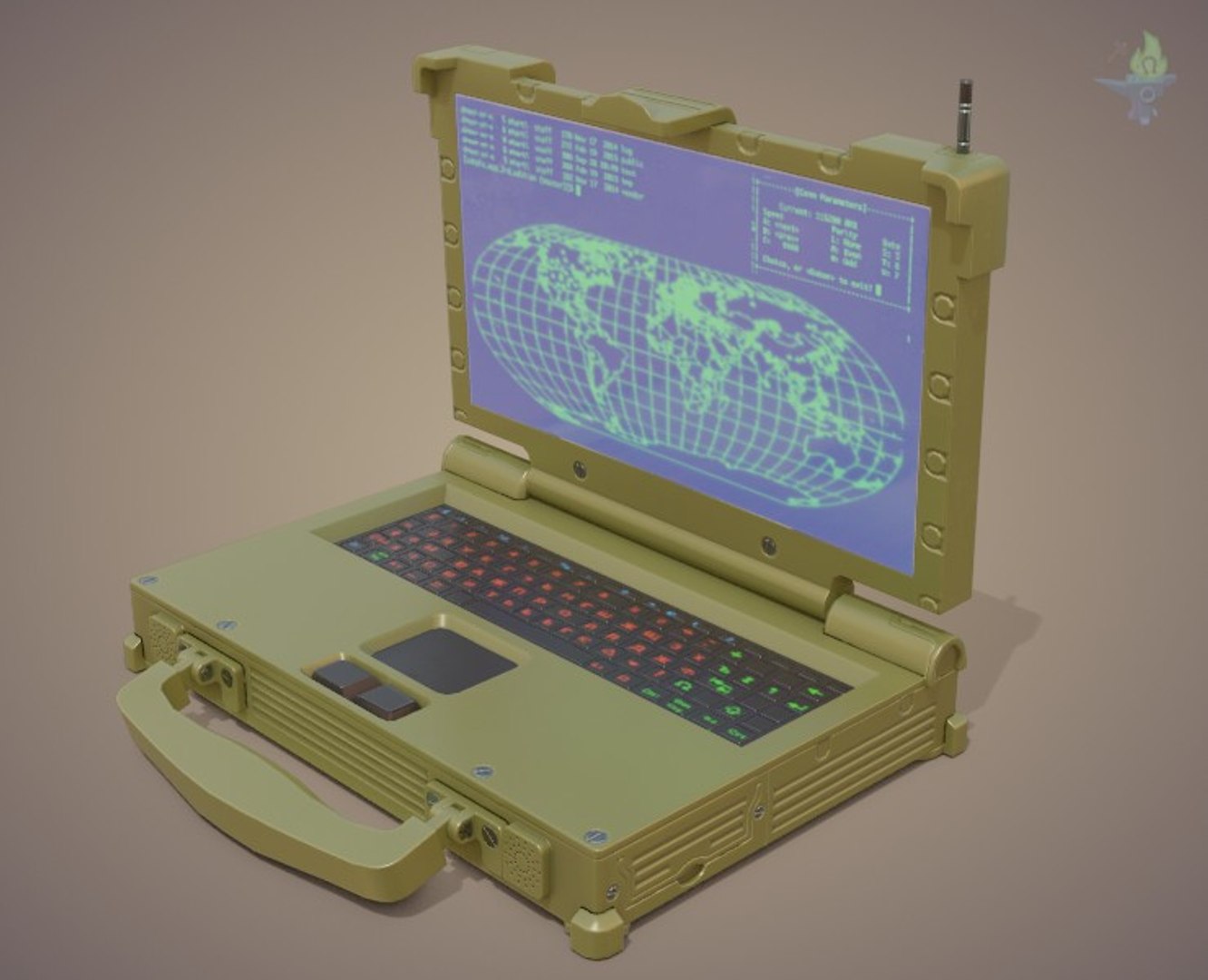 Tactical laptop 3D - TurboSquid 2161435