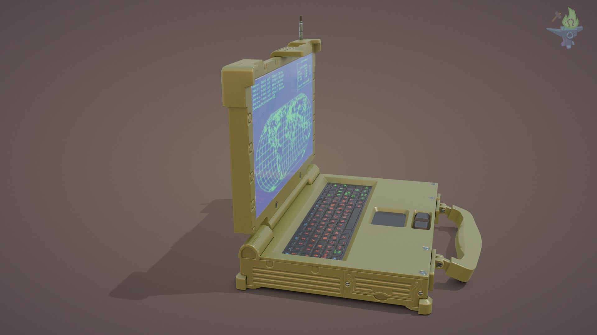 Tactical laptop 3D - TurboSquid 2161435