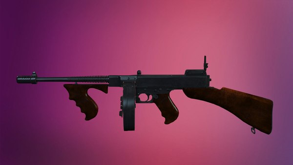 modelo 3d Modelo 3D de arma Thompson - TurboSquid 1702461
