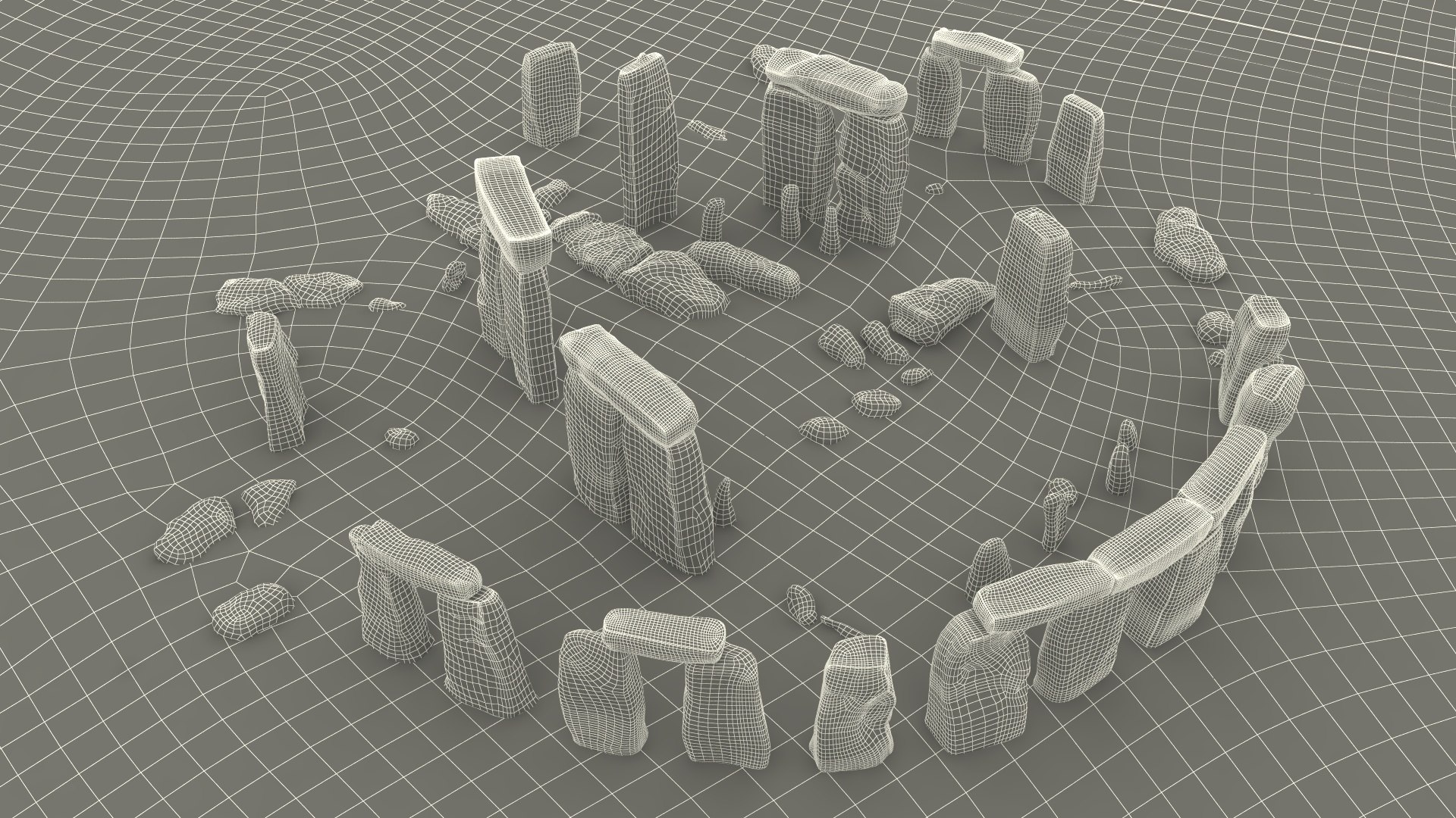 Stonehenge 3D Model - TurboSquid 2080981