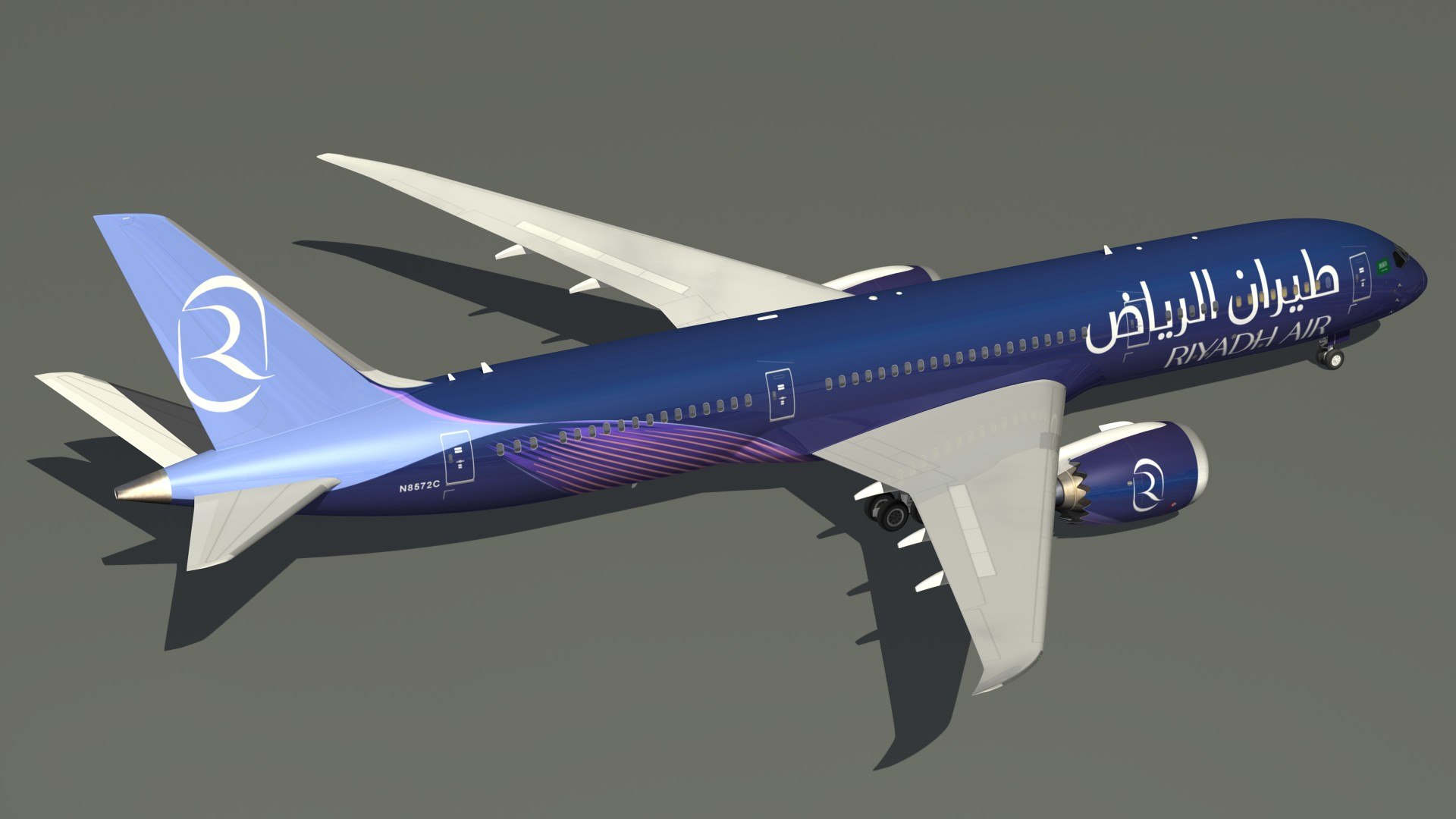 3D Boeing 789 Riyadh Air - TurboSquid 2080483