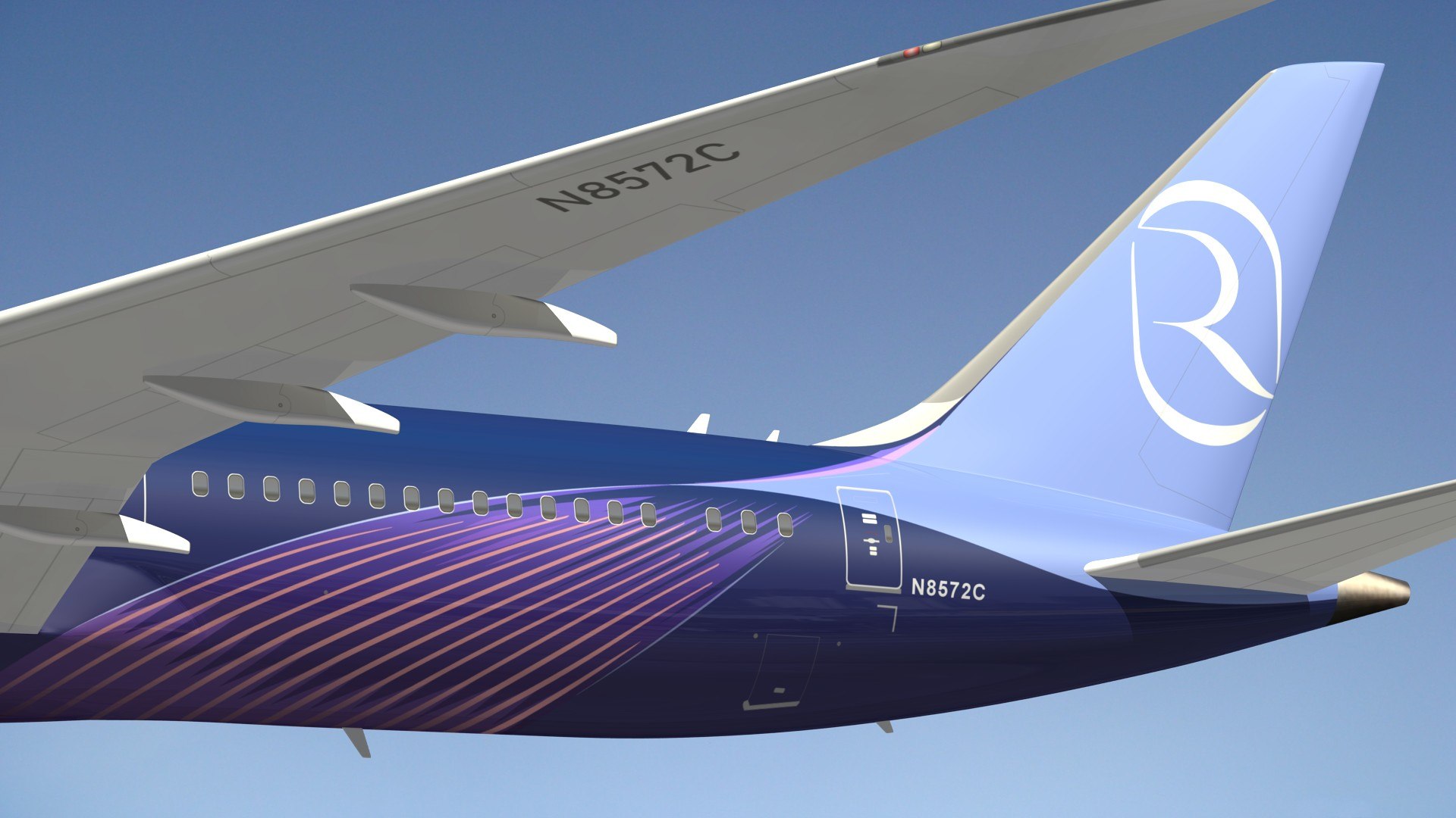 3D Boeing 789 Riyadh Air - TurboSquid 2080483