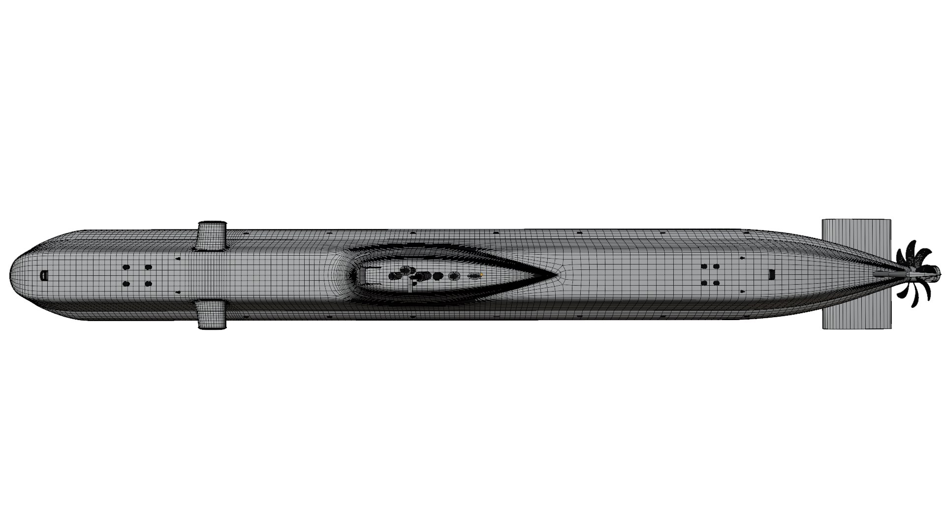 3D Model Type 214 Submarine - TurboSquid 2226948