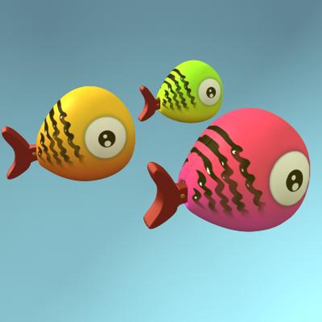 3d max fish animation
