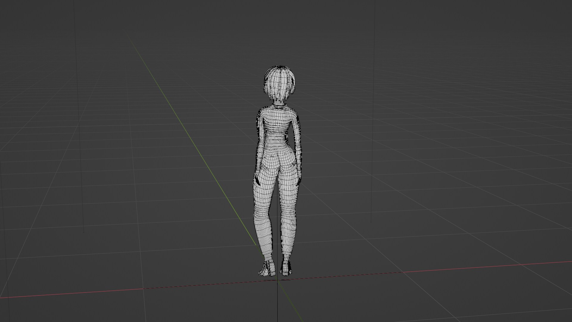 Anime Female Low Poly Ready For Game 3D Model - TurboSquid 2088009