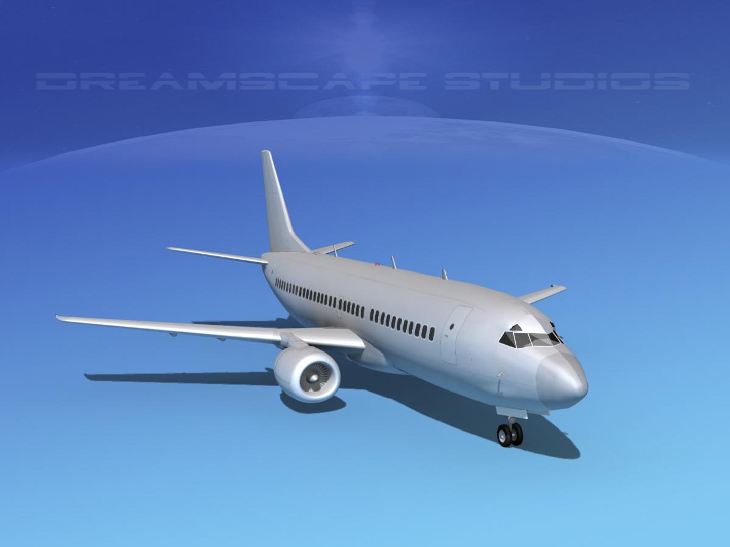 3d Boeing 737 737-300 Model