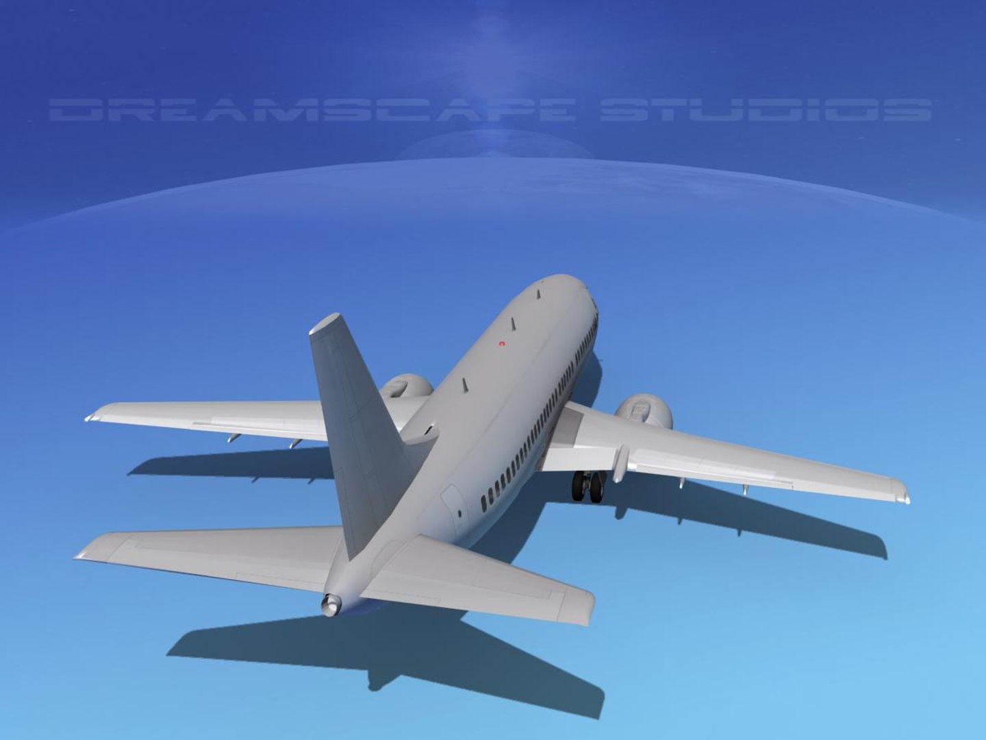 3d Boeing 737 737-300 Model