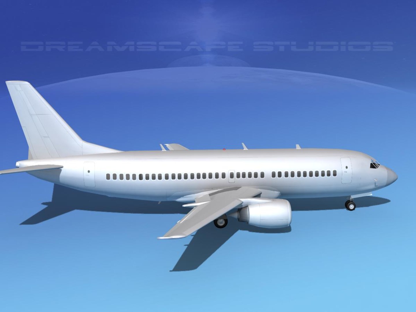 3d Boeing 737 737-300 Model