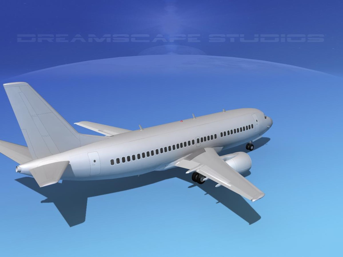 3d Boeing 737 737-300 Model