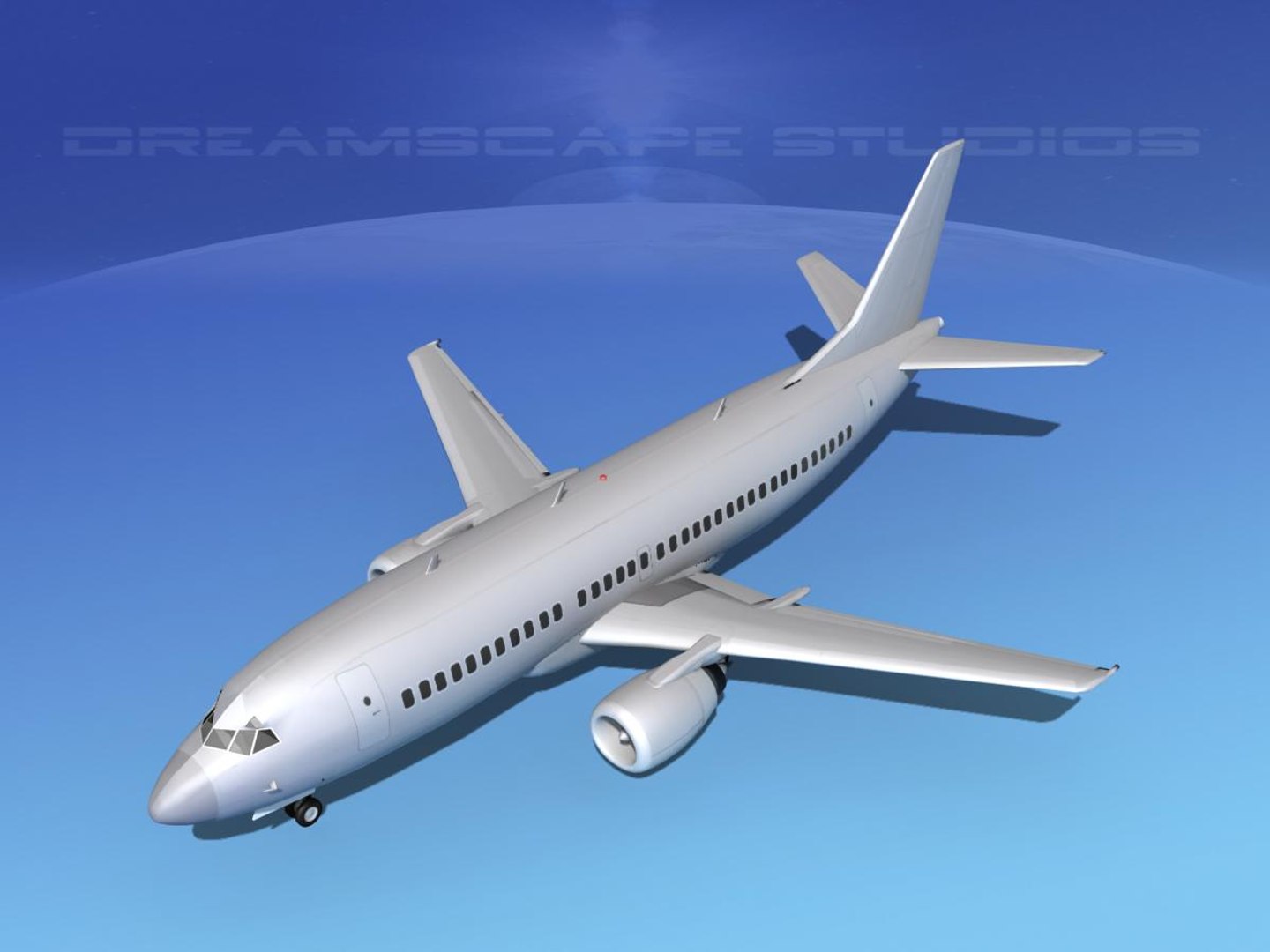 3d Boeing 737 737-300 Model