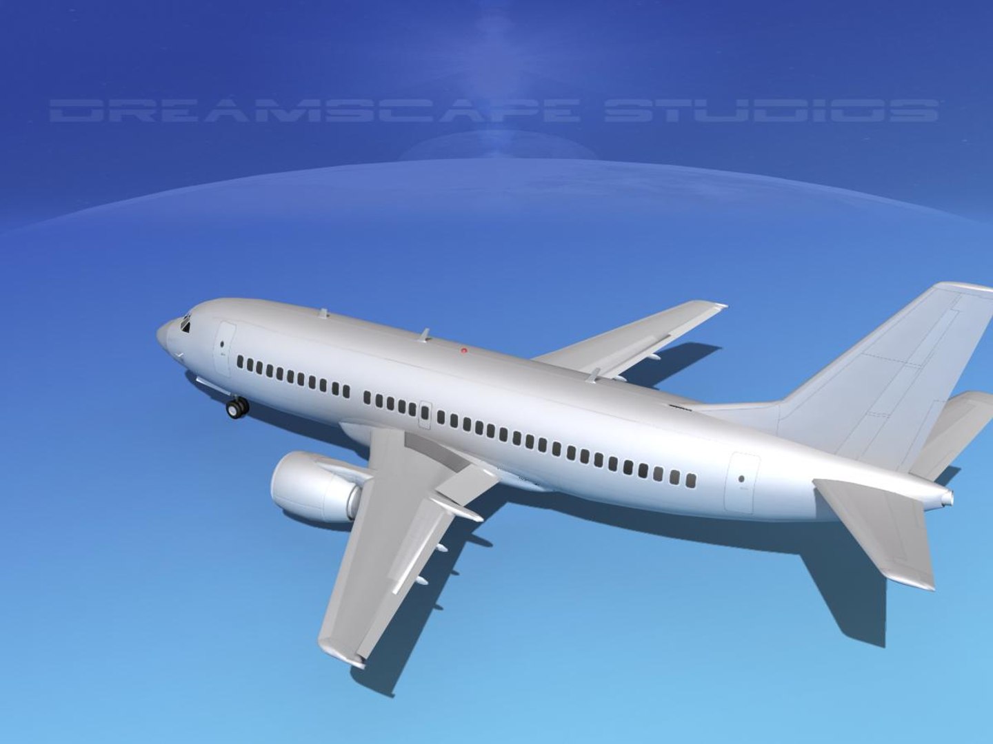 3d Boeing 737 737-300 Model