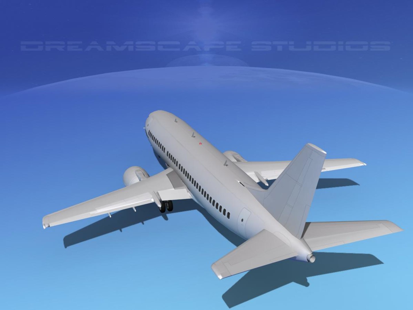 3d Boeing 737 737-300 Model