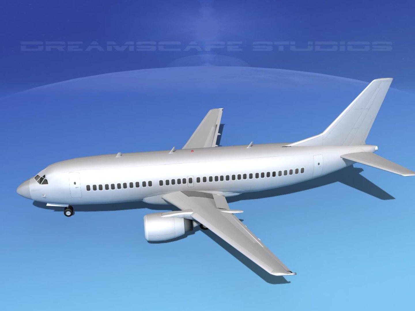 3d Boeing 737 737-300 Model