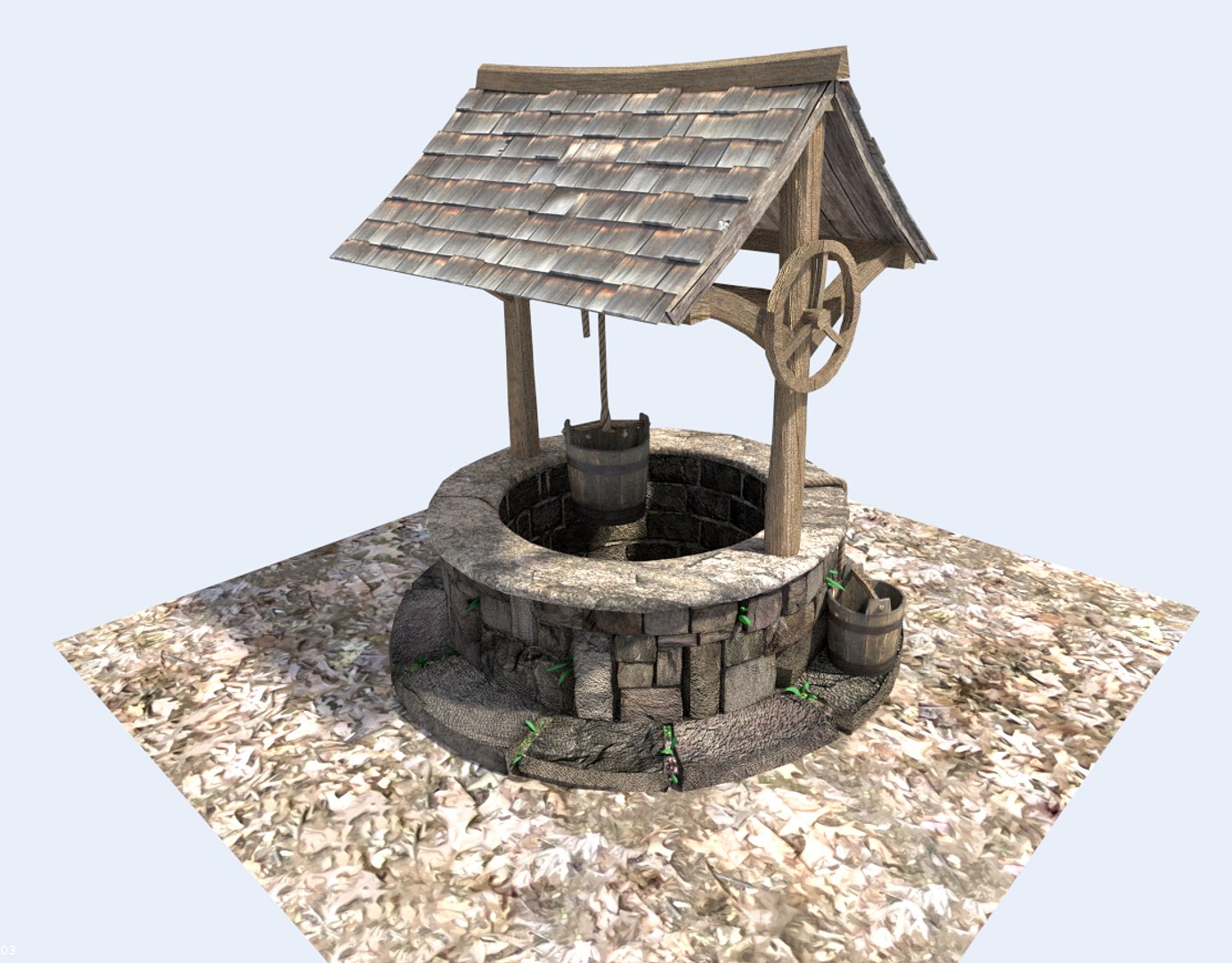 Medieval Water 3d Model
