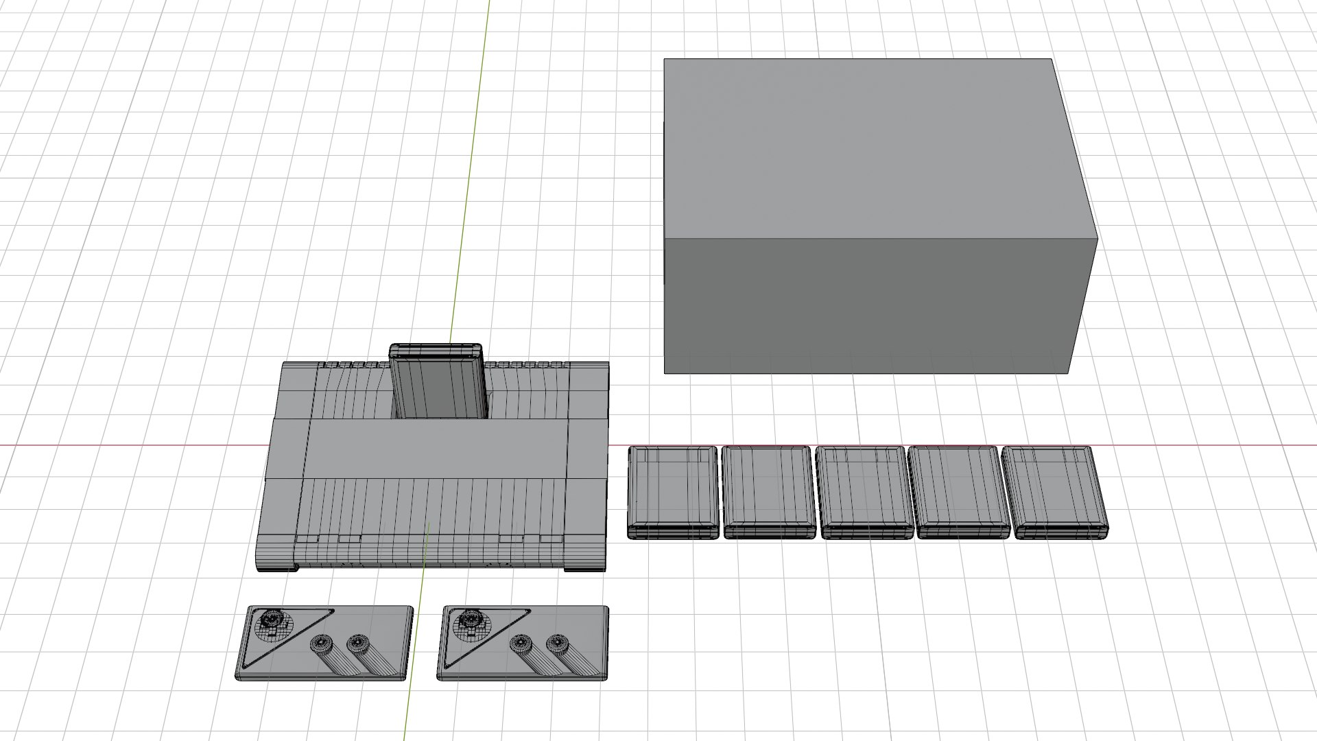 3D Atari 7800 PAL Games Console Model - TurboSquid 2081034