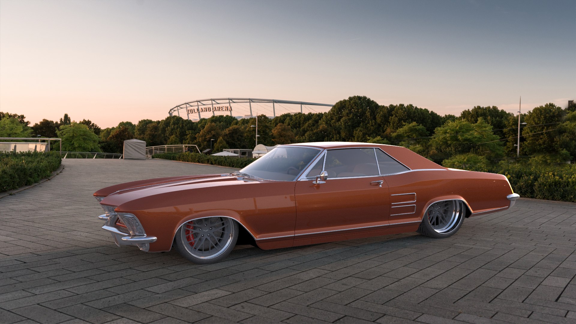 Custom riviera restomod 63 3D model - TurboSquid 1977995