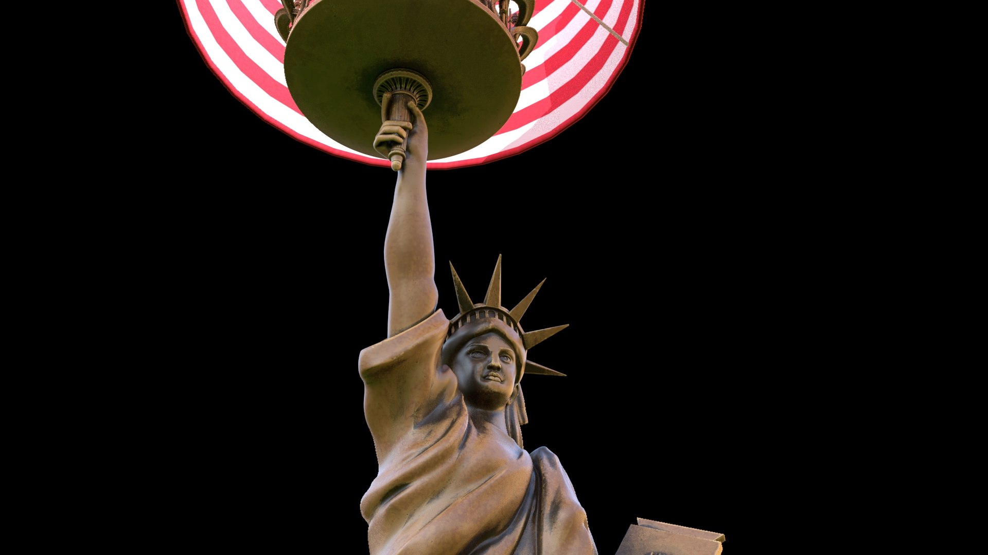 3D Liberty Statue Light Lamp - TurboSquid 2003040