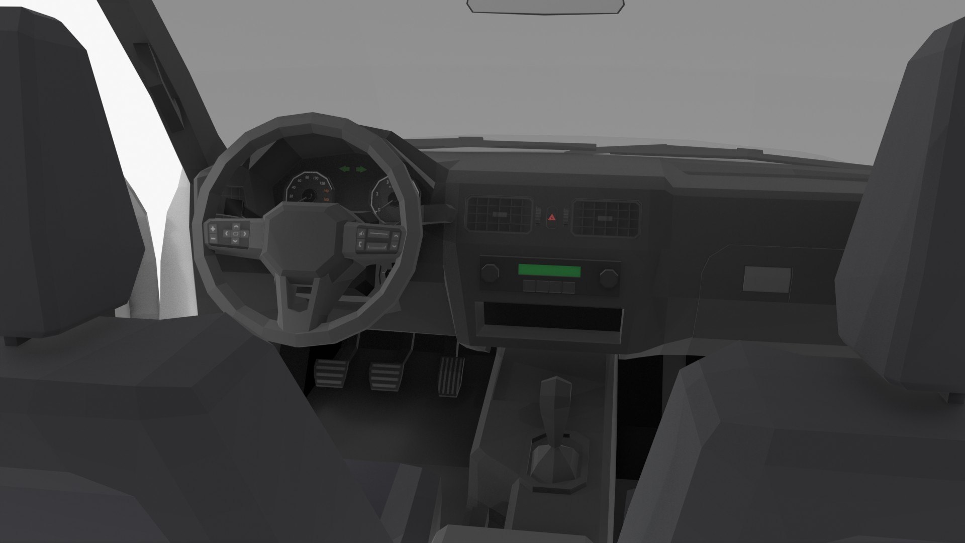 3D Generic Pickup Double Cab Model - TurboSquid 2313228