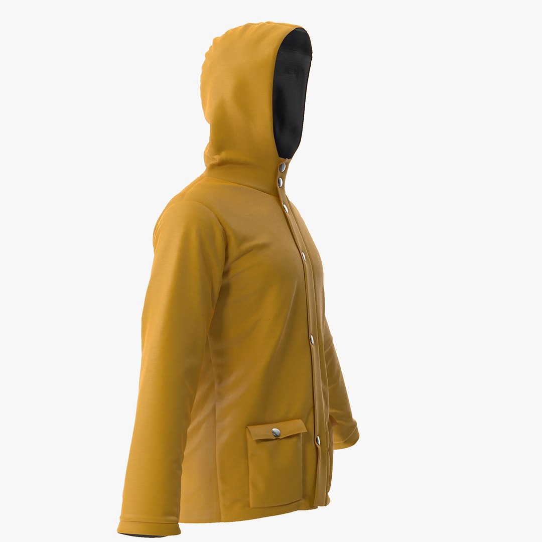 Rain Jacket 3d Model