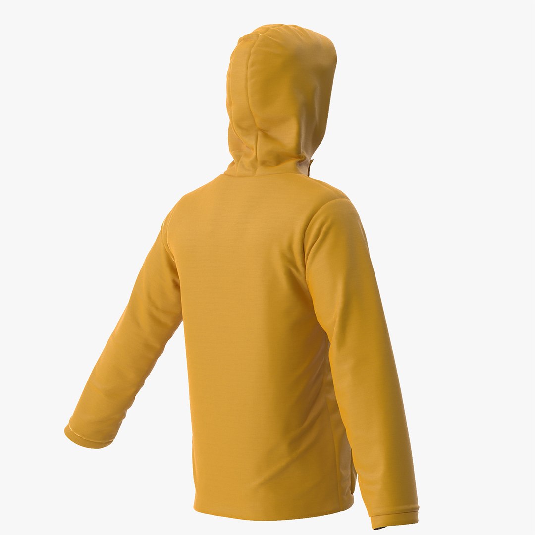 Rain Jacket 3d Model