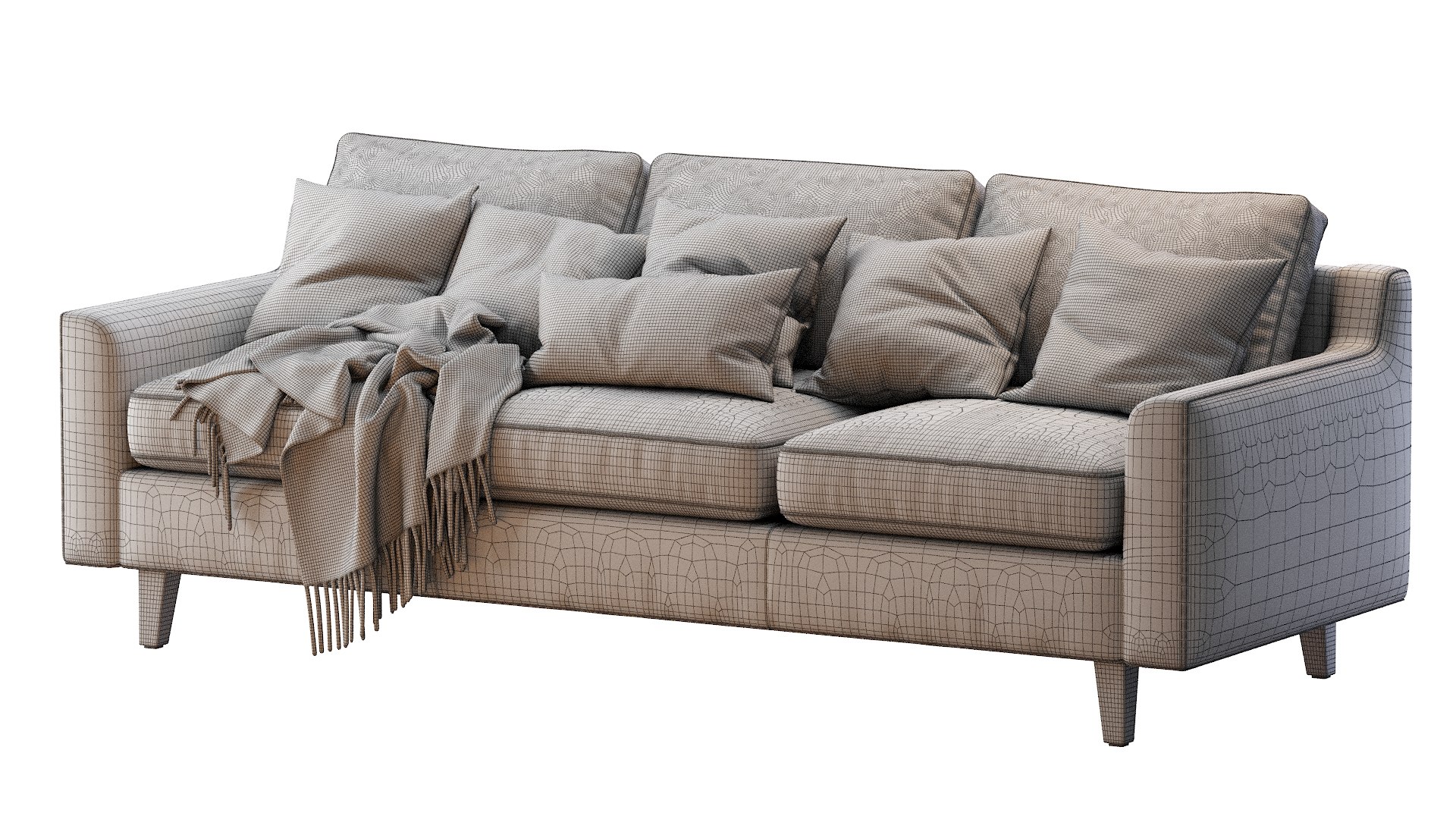 Beverly Sofa 3 3D Model - TurboSquid 1869799
