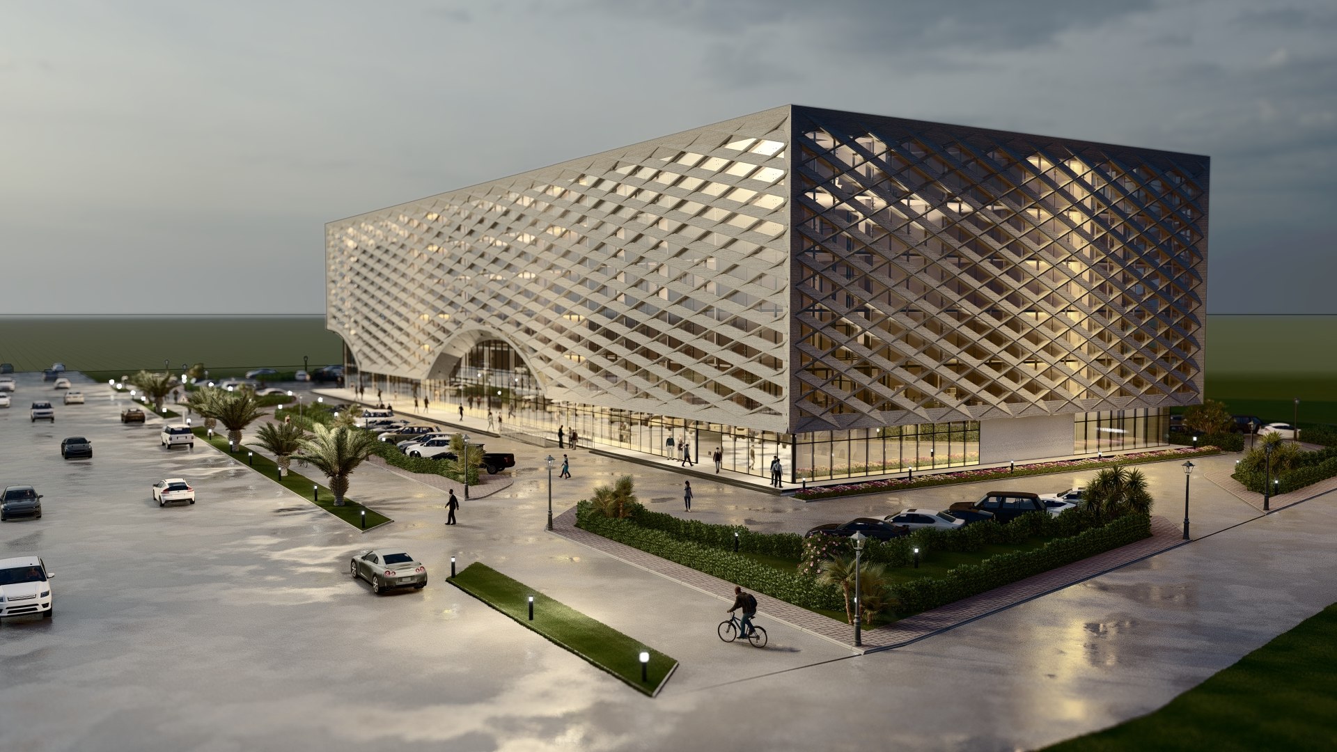 3D Modern Shopping Mall Revit Design Model - TurboSquid 2202763