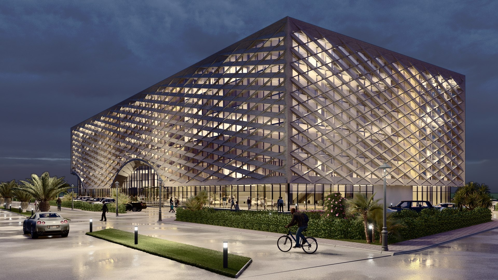 3D Modern Shopping Mall Revit Design Model - TurboSquid 2202763