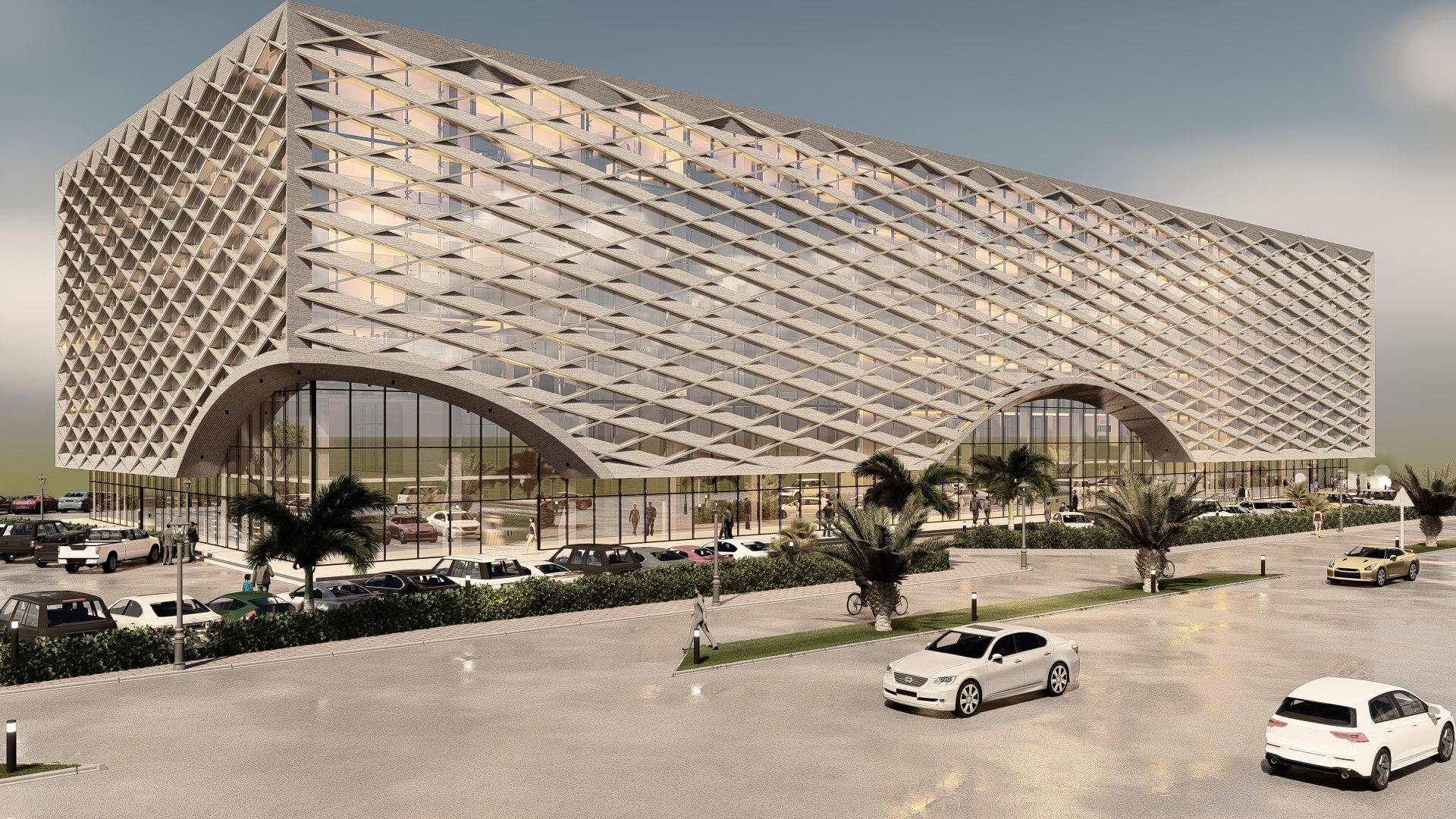 3D Modern Shopping Mall Revit Design Model - TurboSquid 2202763