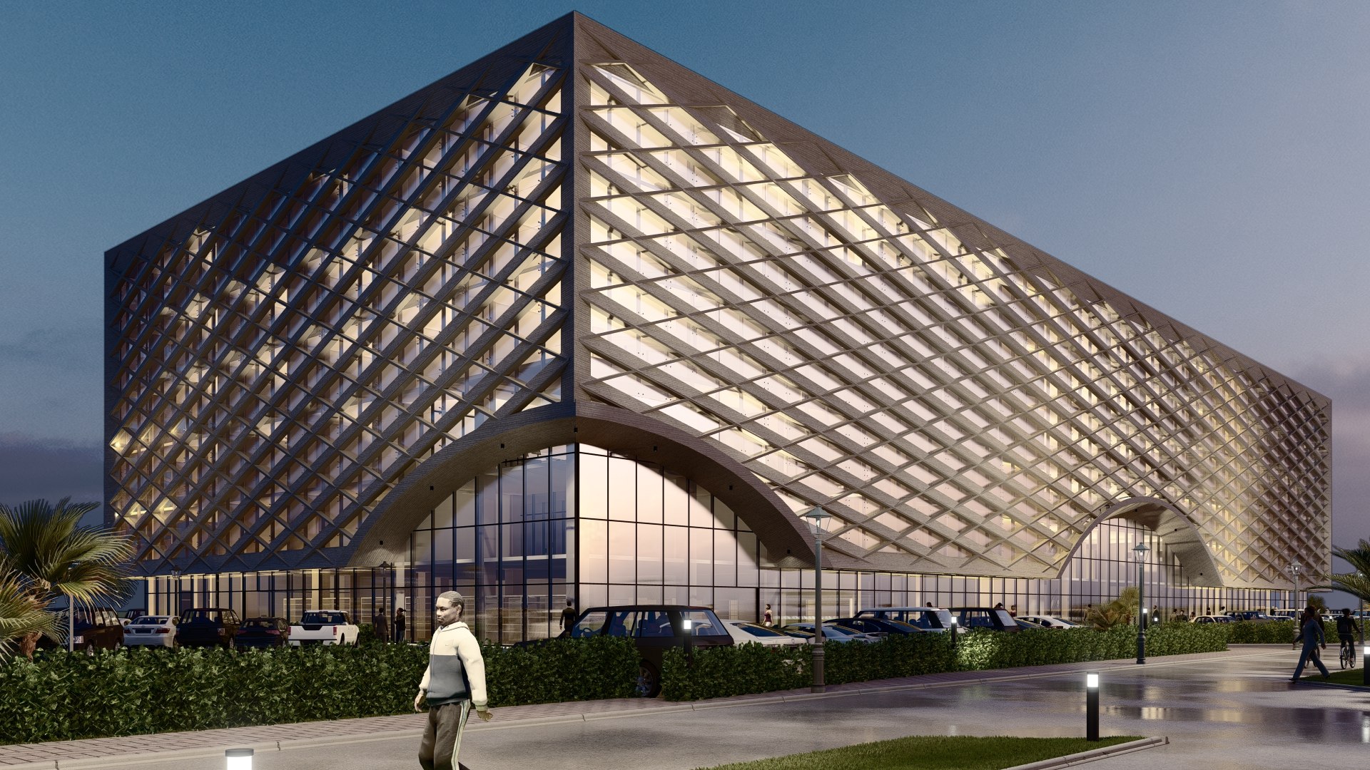 3D Modern Shopping Mall Revit Design Model - TurboSquid 2202763